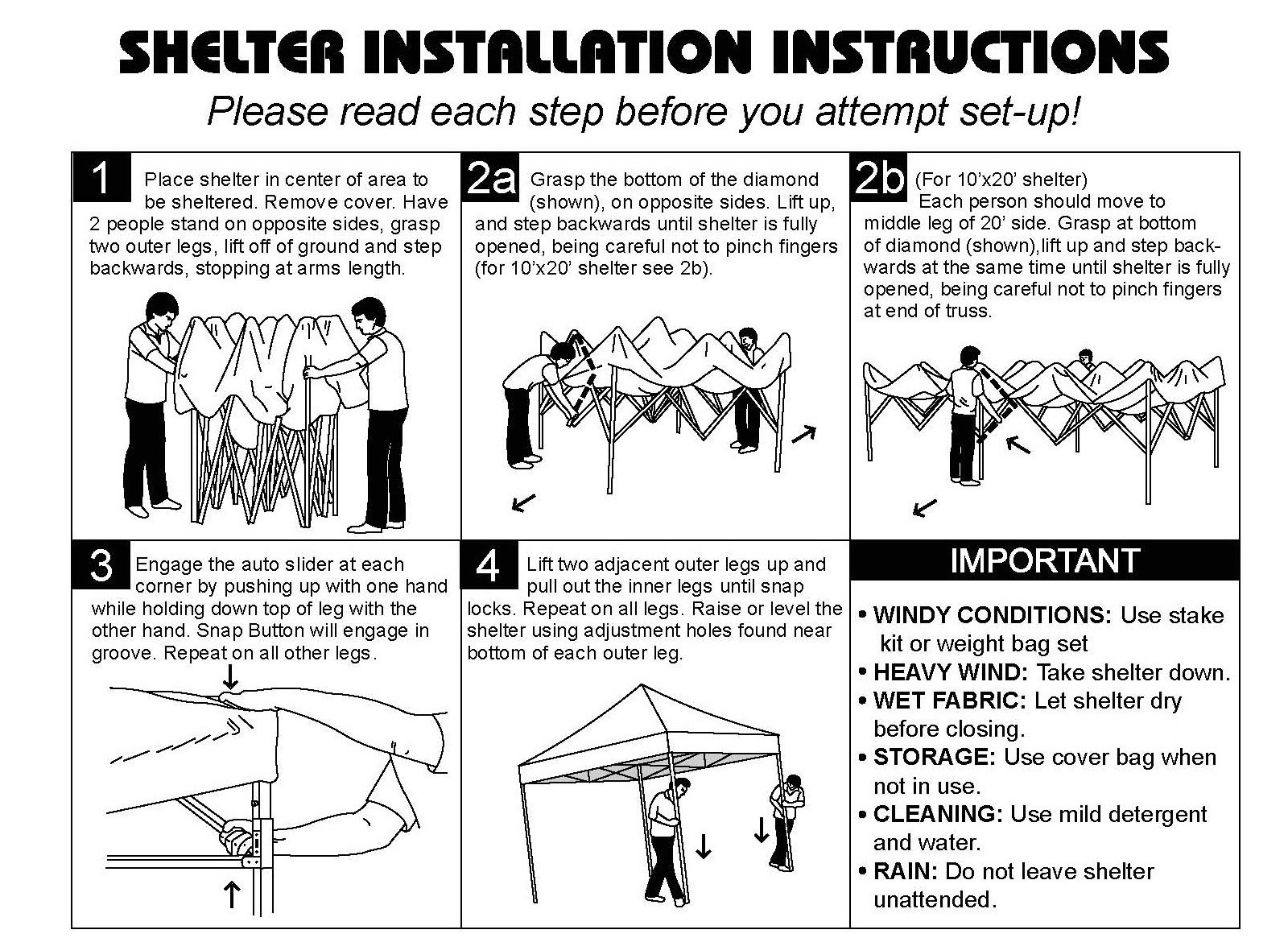 Canopy Tent Set Up Instructions at Howard Vasquez blog