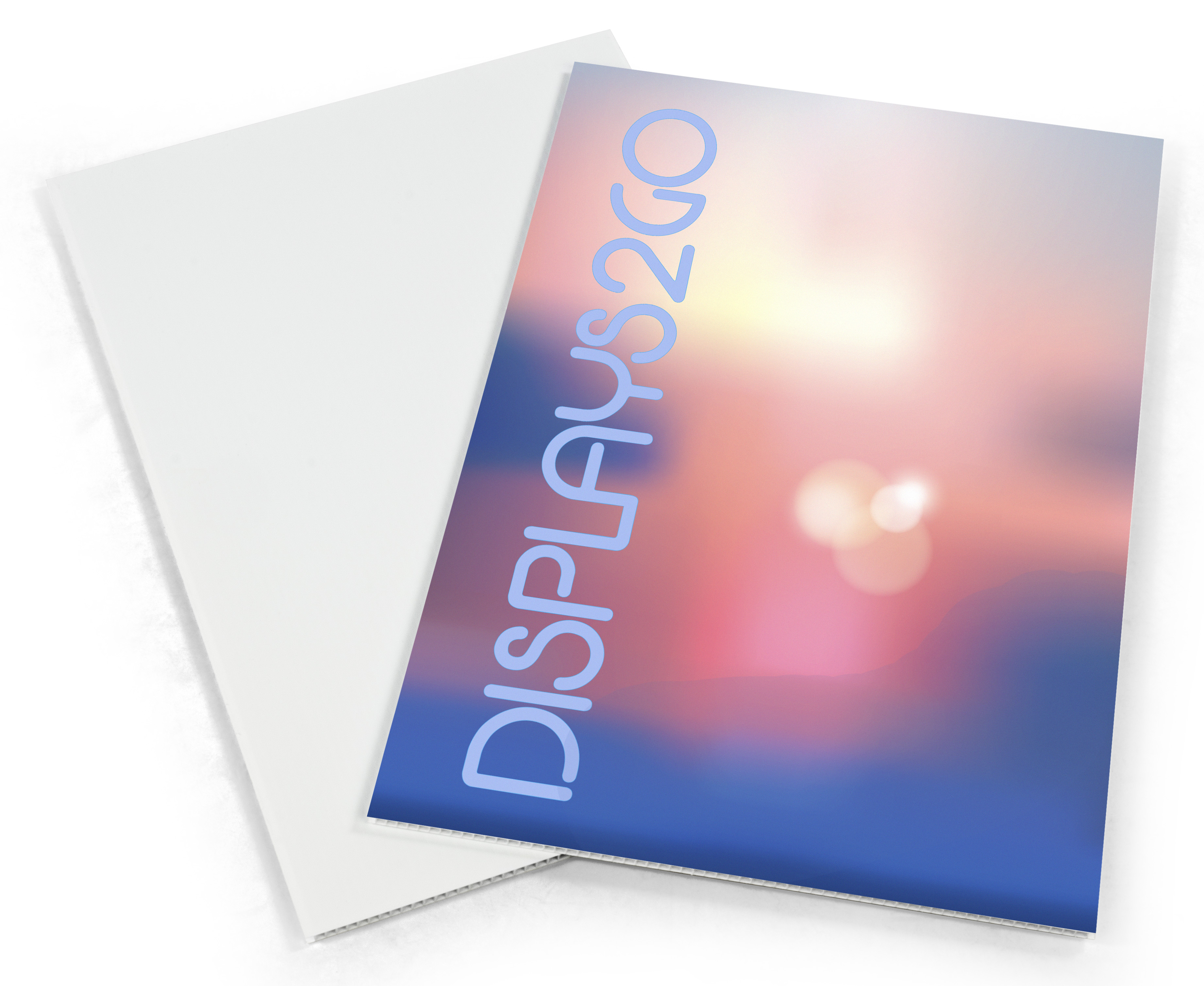 Custom Printed Corrugated Plastic Signs | Set of 2