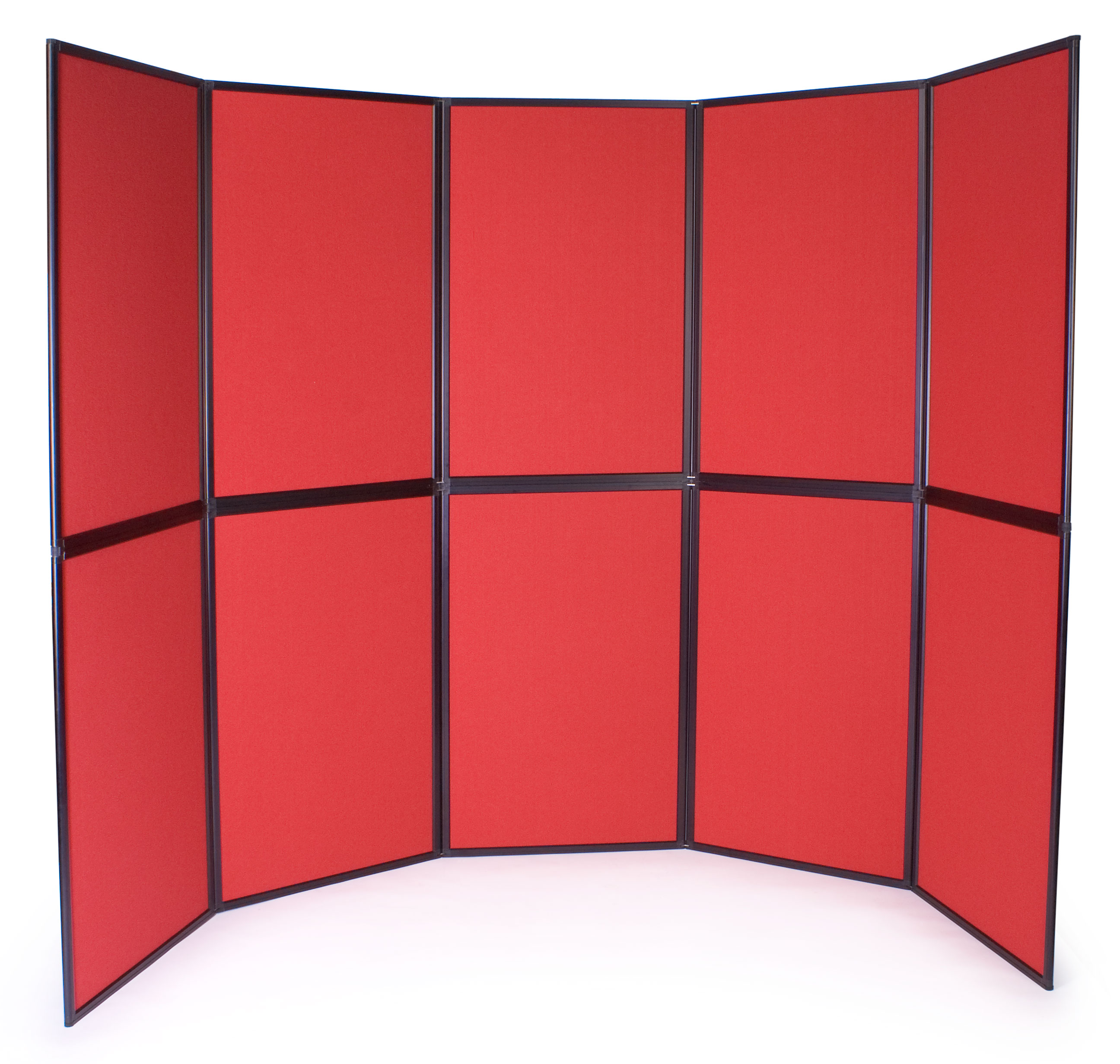 Modular Exhibition Panel System | 84" High Surface With 10 Panels ...