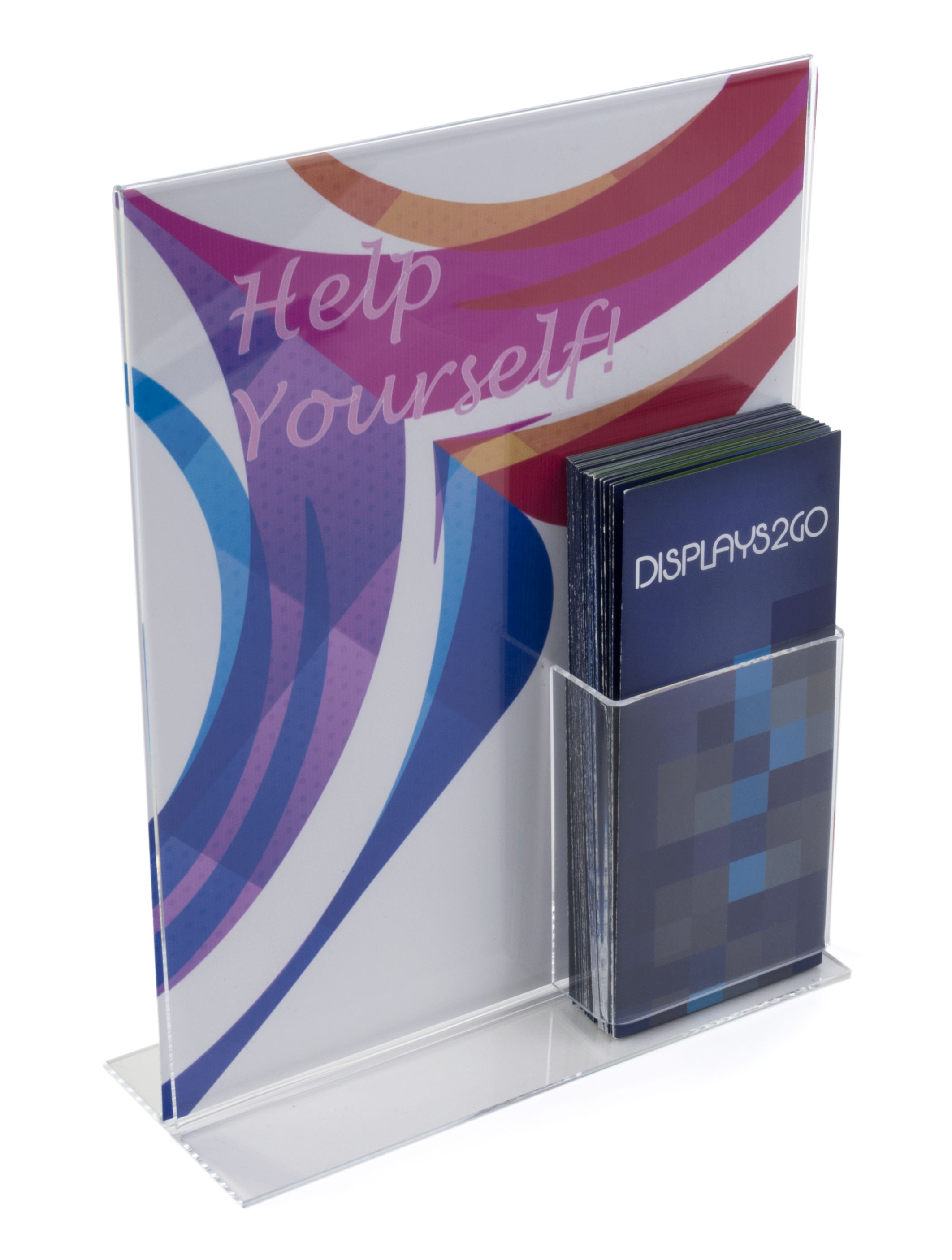 Sign Frame & Brochure Display | 11" x 14" Dual-Use Literature Holder ...
