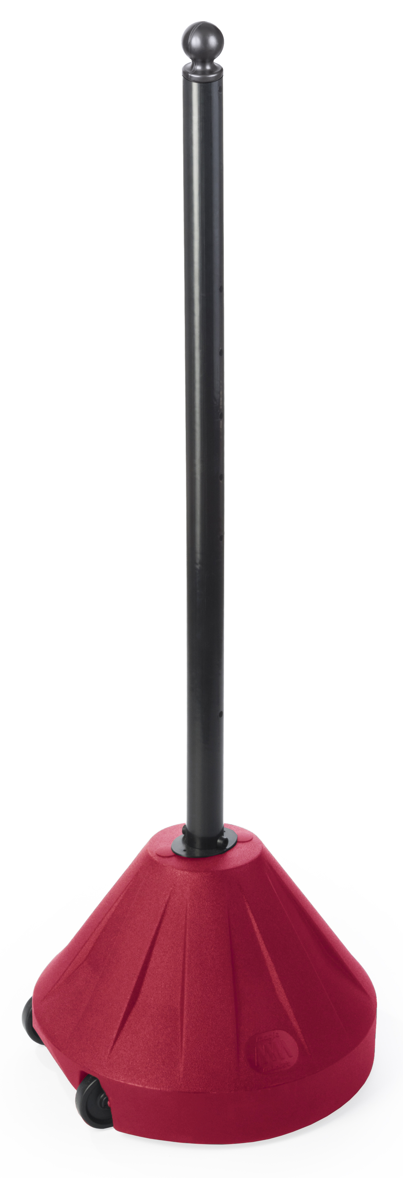 Rolling Stop Sign | Red Base with Recessed Wheels | Displays2Go