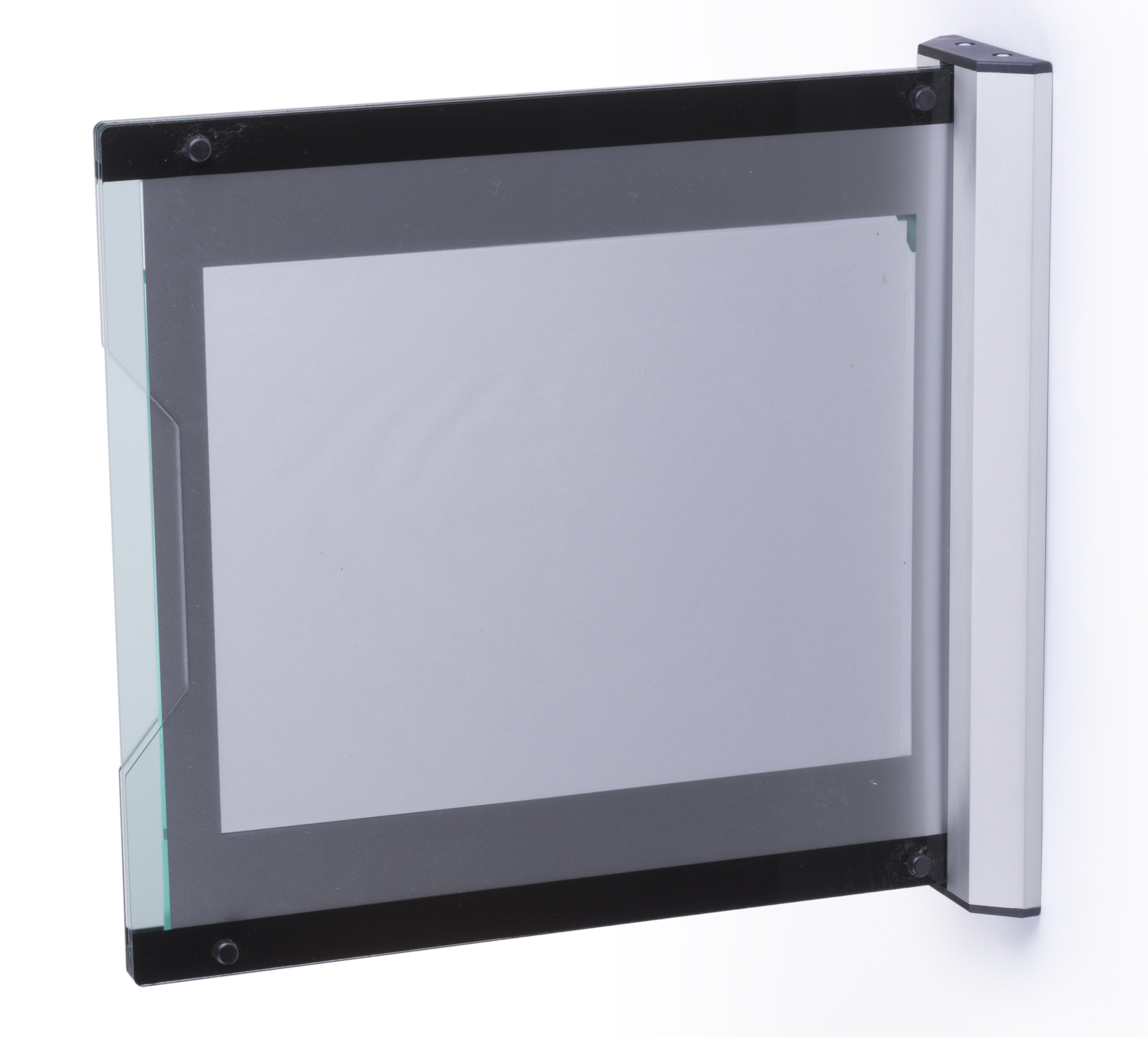 Perpendicular Sign Holder | Two Wayfinding Graphics | Displays2Go
