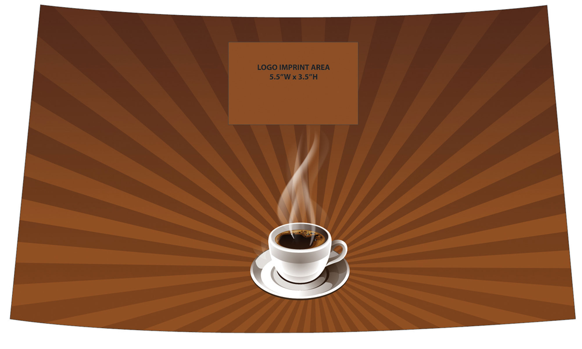 This Coffee Dispenser Includes a Graphics Wrap! A Beverage Holder Holds ...