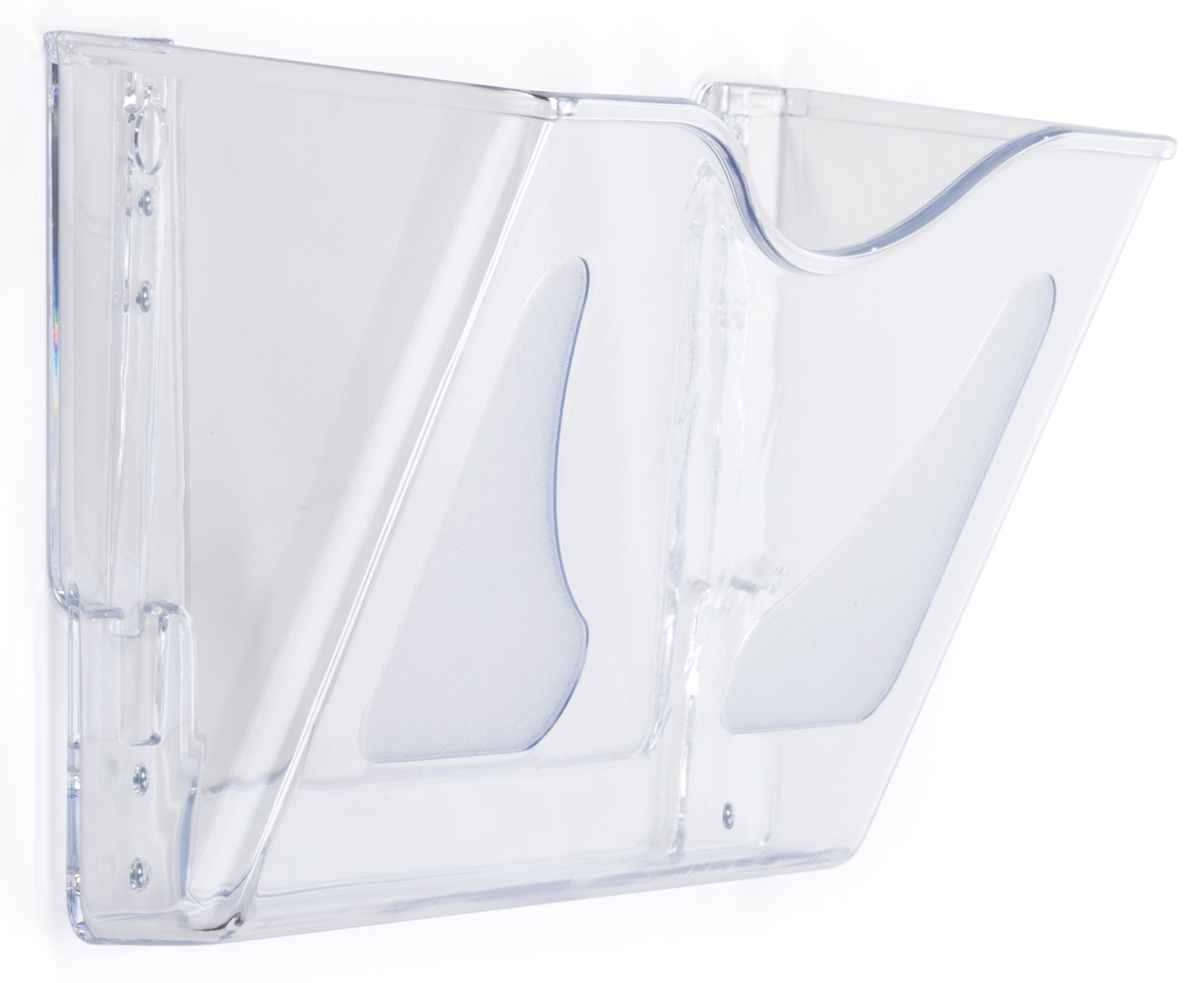 Clear Acrylic Wall File Folder | Mounting Hardware Included | Displays2Go