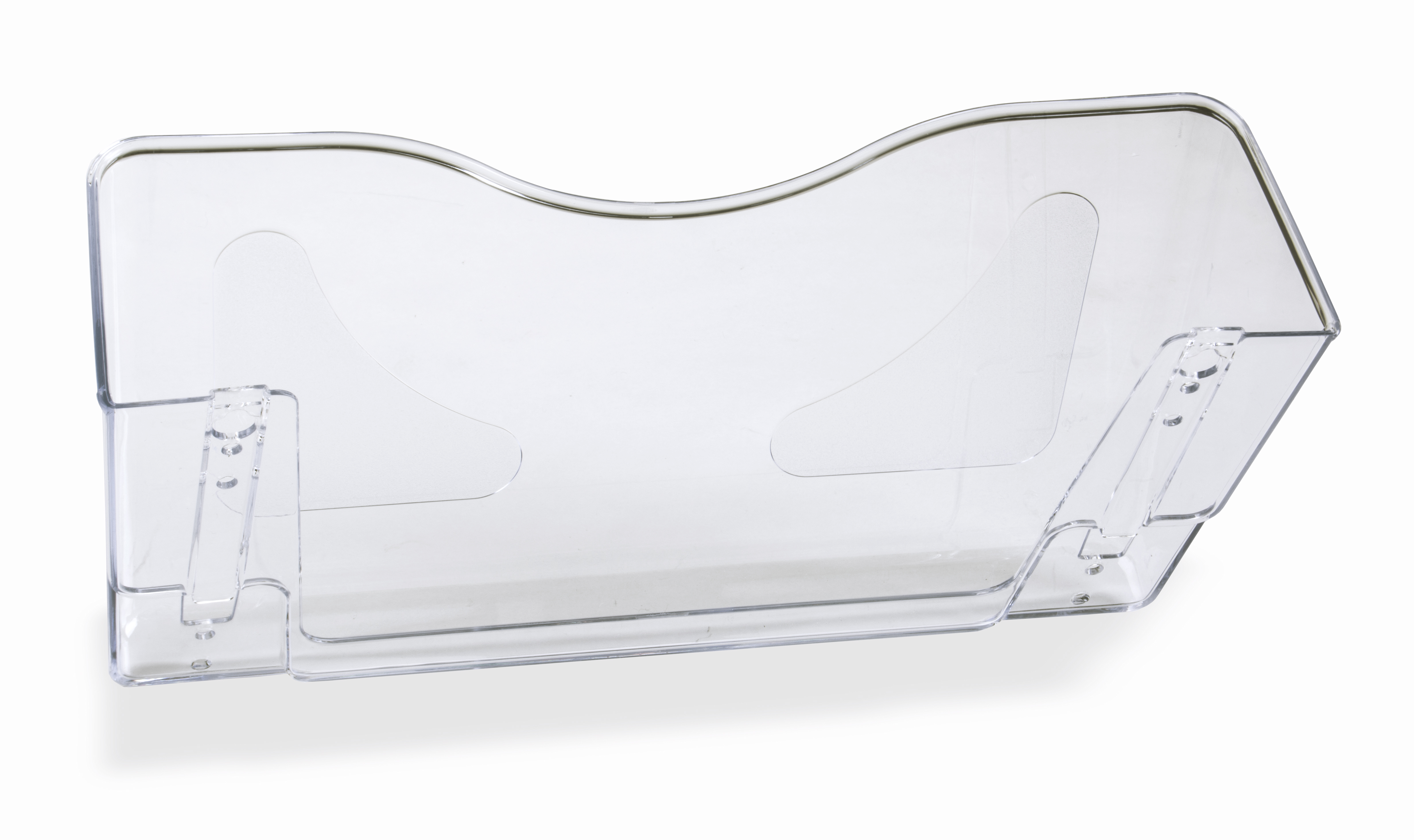 Clear Acrylic Wall File Folder | Mounting Hardware Included | Displays2Go