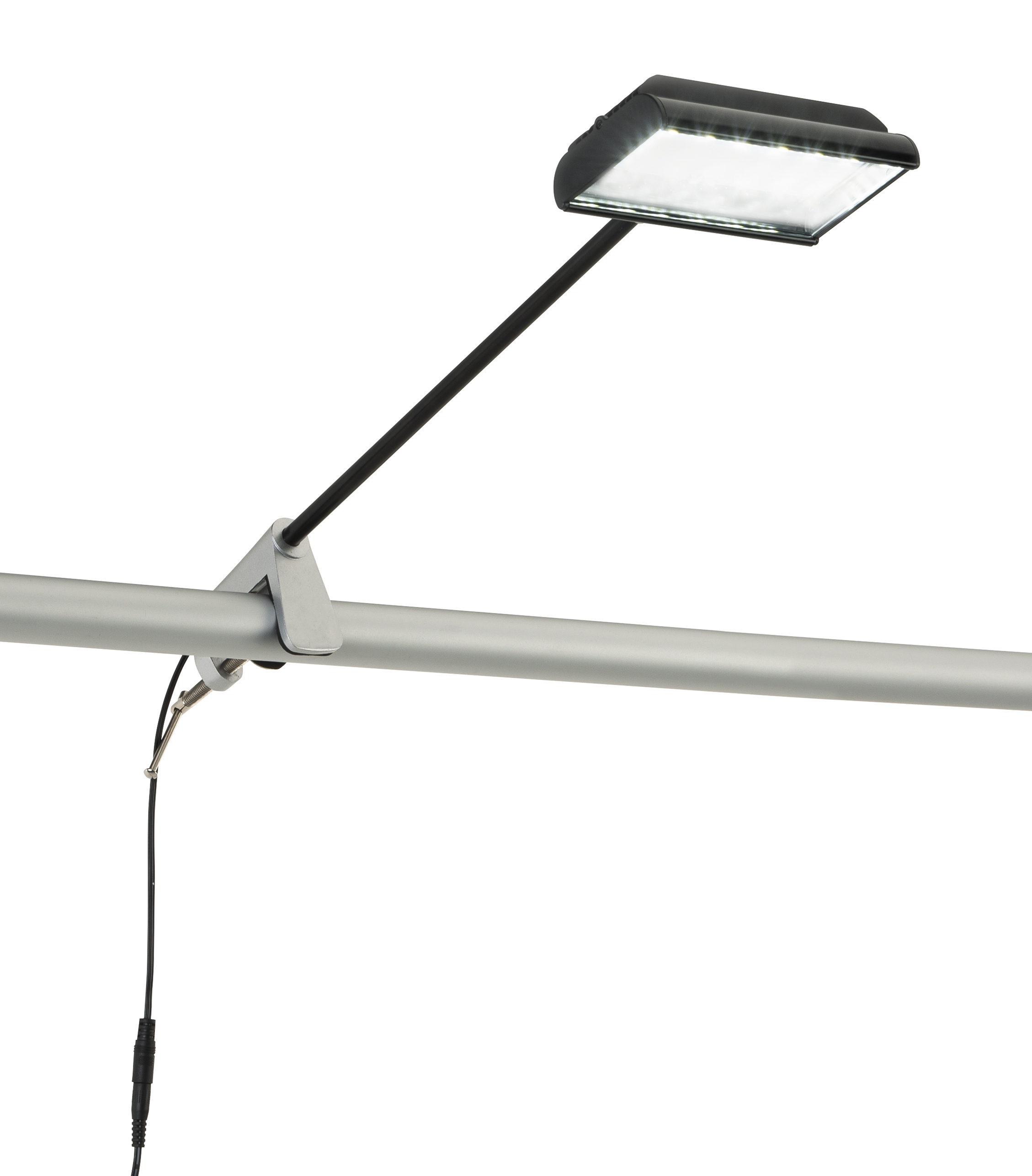 LED Exhibit Stem Light | Set of 2 with Black Finish | Displays2Go