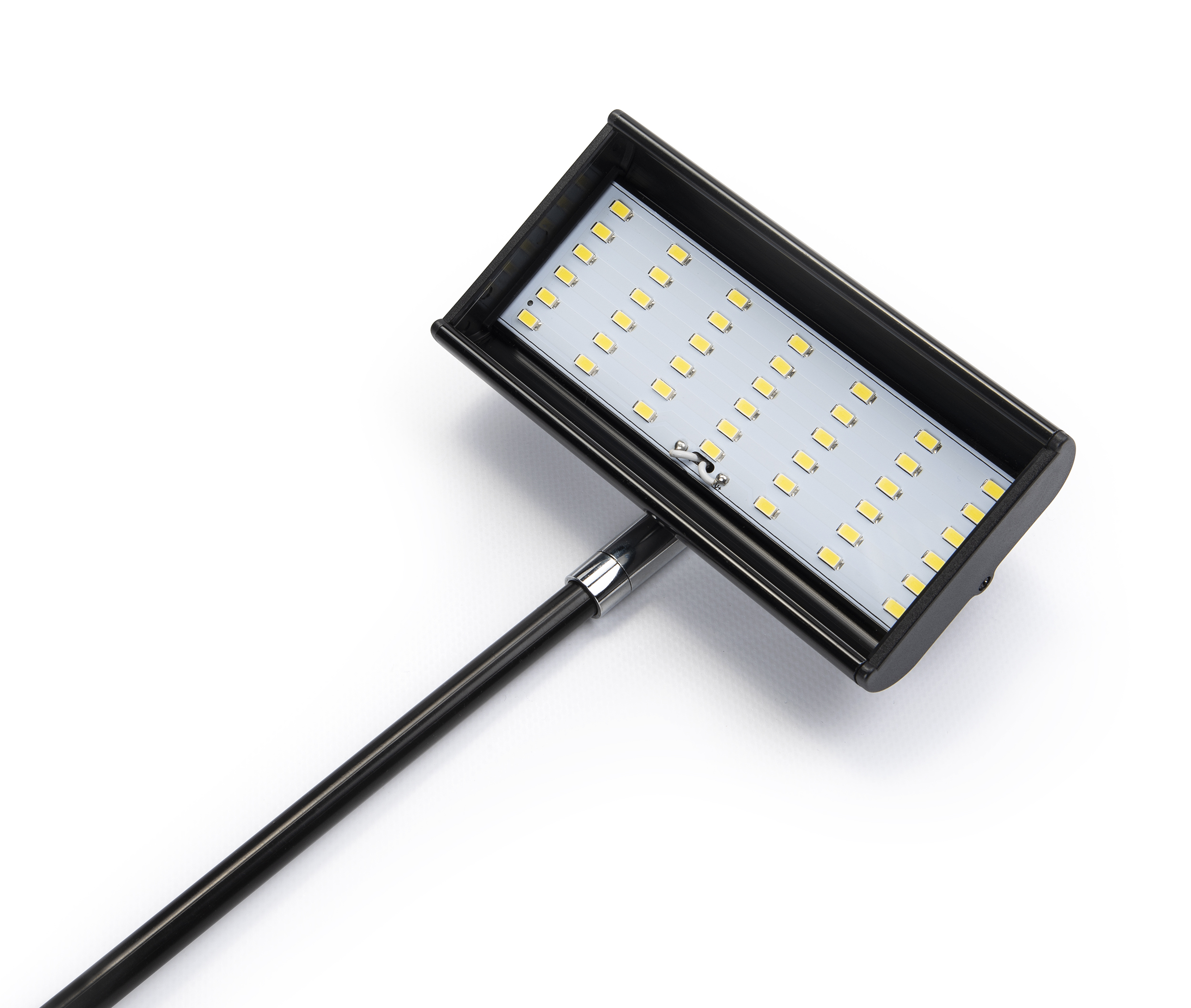 LED Exhibit Stem Light | Set of 2 with Black Finish | Displays2Go