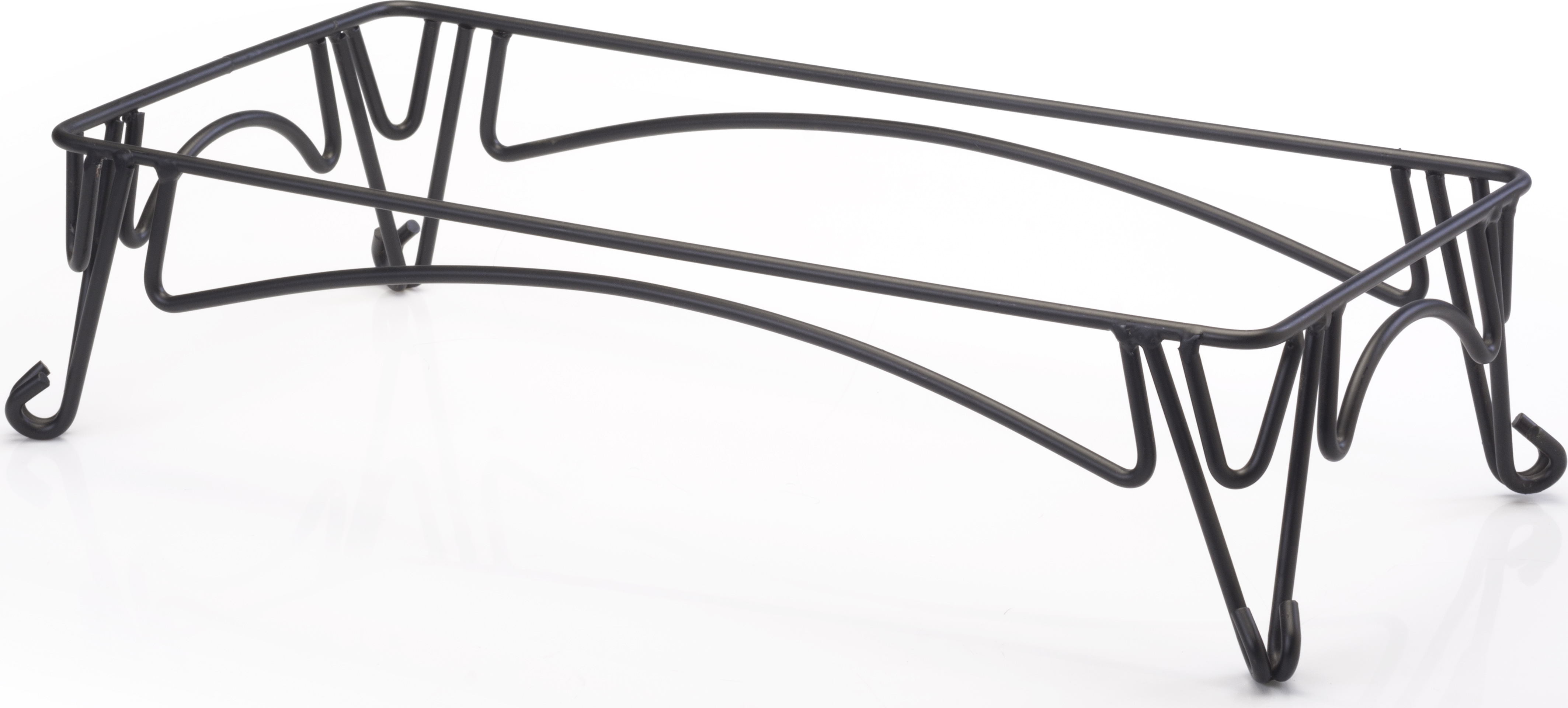 Rectangular Wire Serving Riser | (4) Rubber Tipped Prongs | Displays2Go