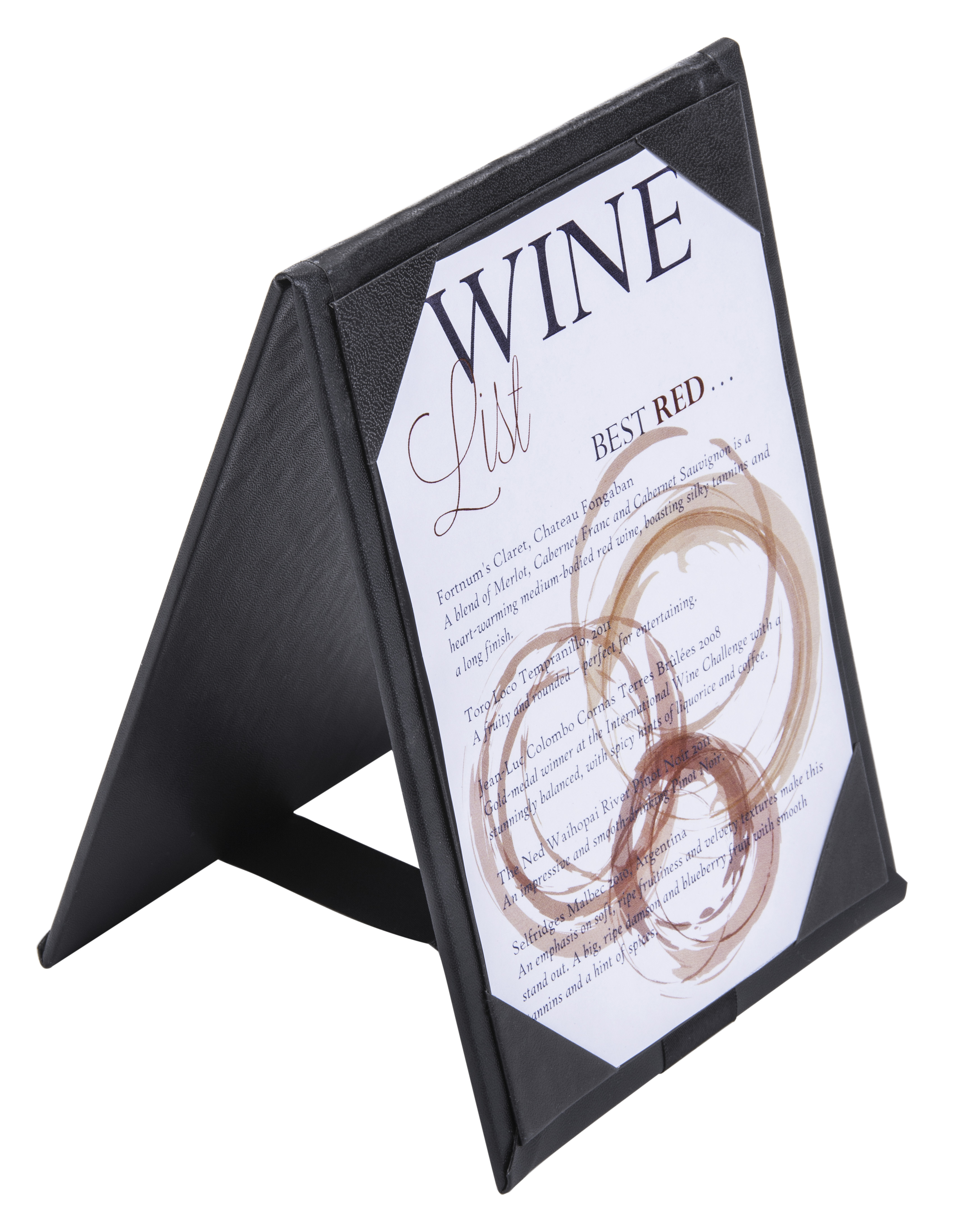 Two Sided Table Tent | Angled A-Frame & Photo Album Corners | Displays2Go