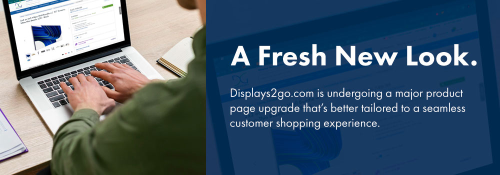 Displays2go Debuts a Brand New Product Detail Page | Displays2go