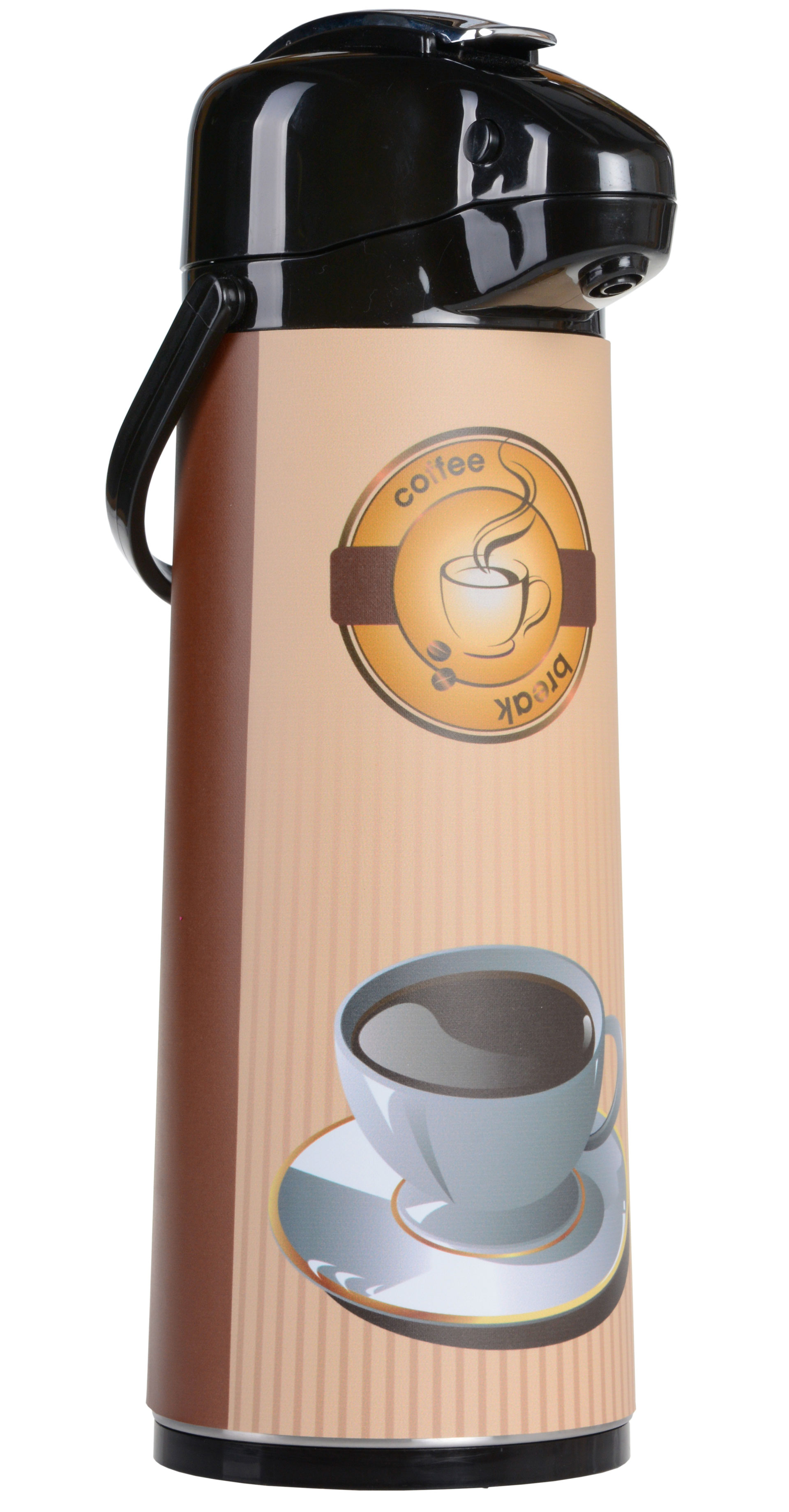 This Coffee Air Pot Holds 2.5 Liters! The Dispenser Includes a Designed ...