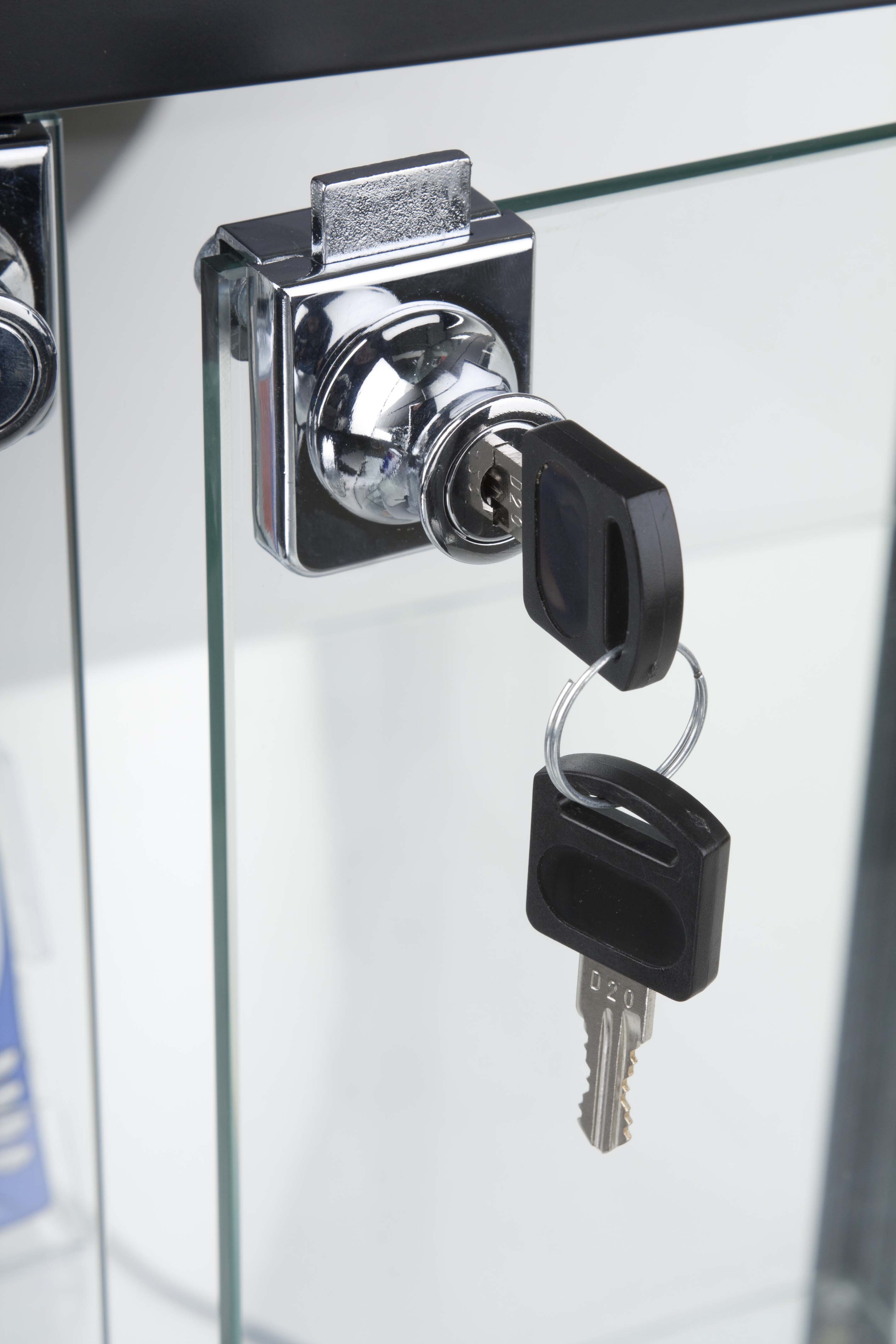 Trade Show Display Case | Exhibit Booth Cabinet with Rolling Container ...