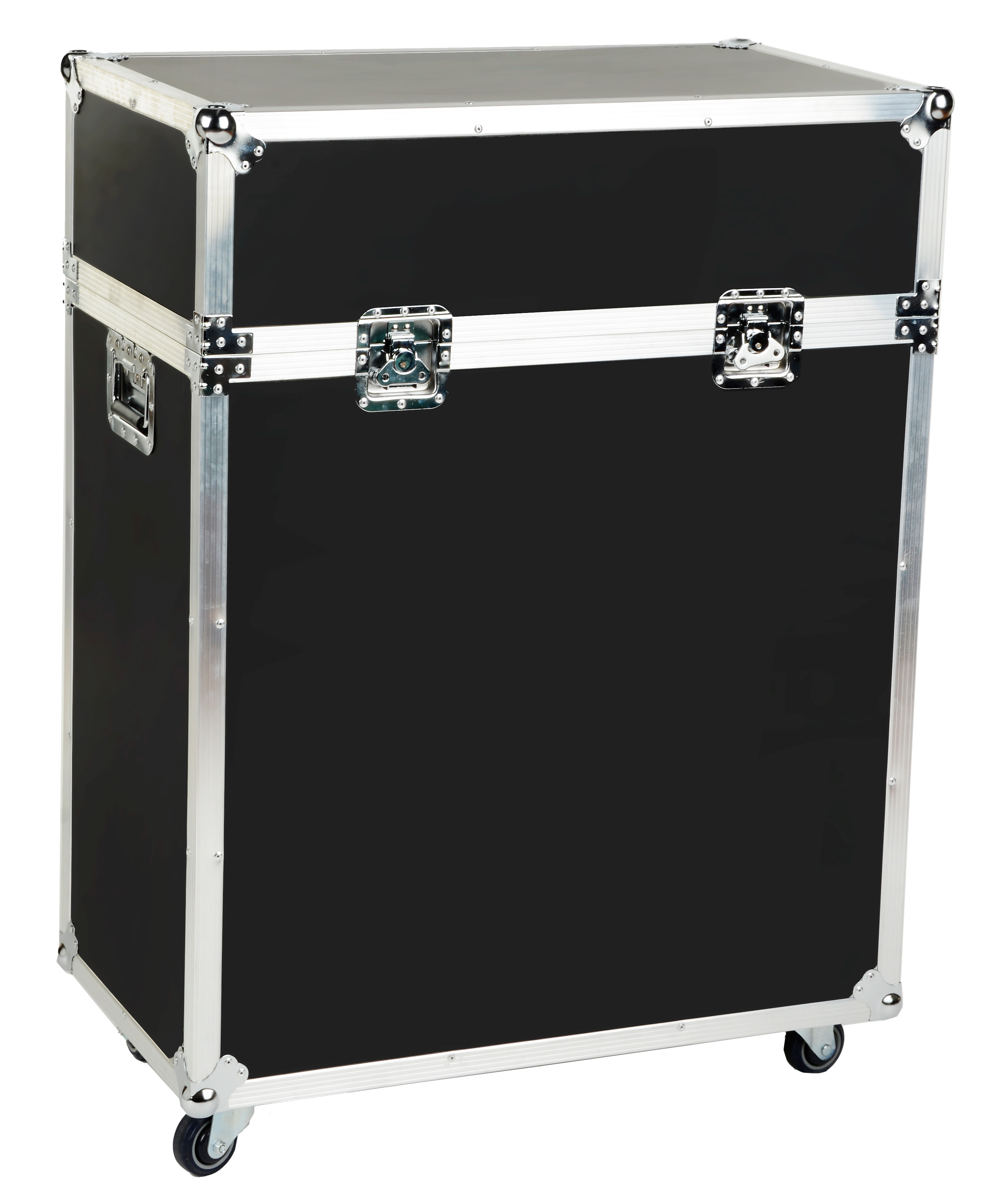 Black Portable Display Case | Glass Cabinet with Enclosed Locking Base ...
