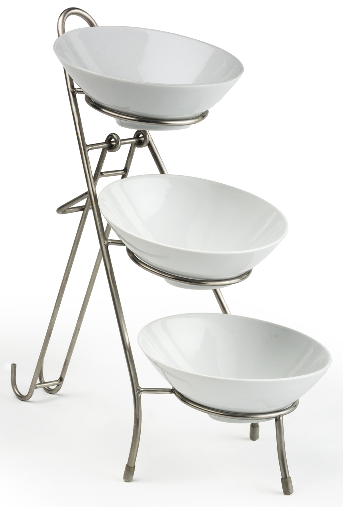 Tiered Buffet Server | Cascading Chrome Stand | Displays2Go