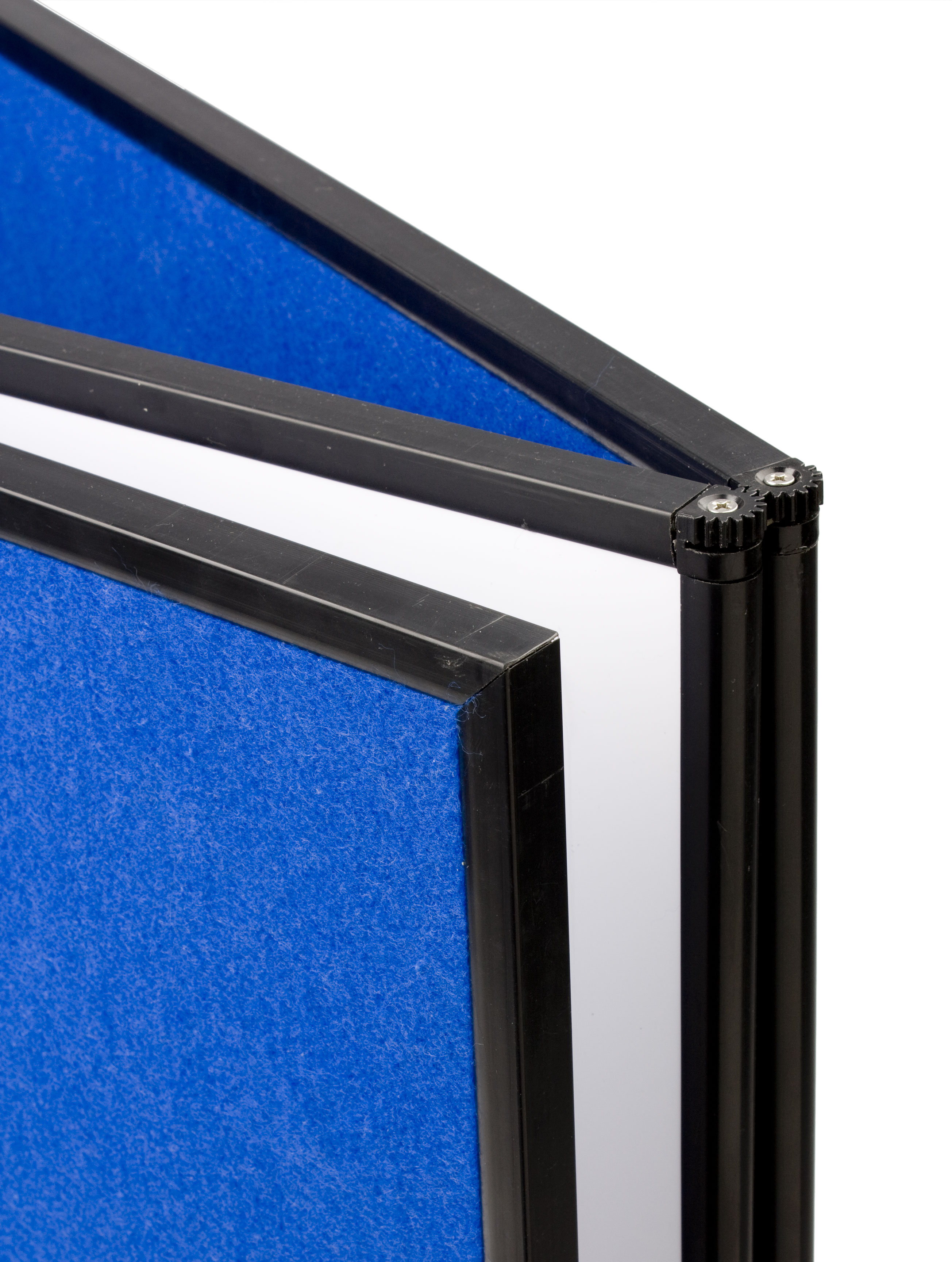 3-Panel Tabletop Exhibits | Hook & Loop Receptive Fabric | Displays2Go