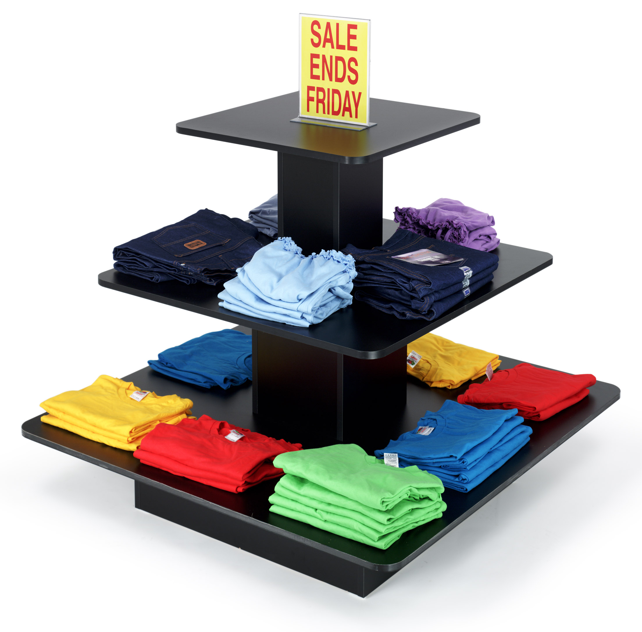 Tiered Display Bases | Square | Displays2Go