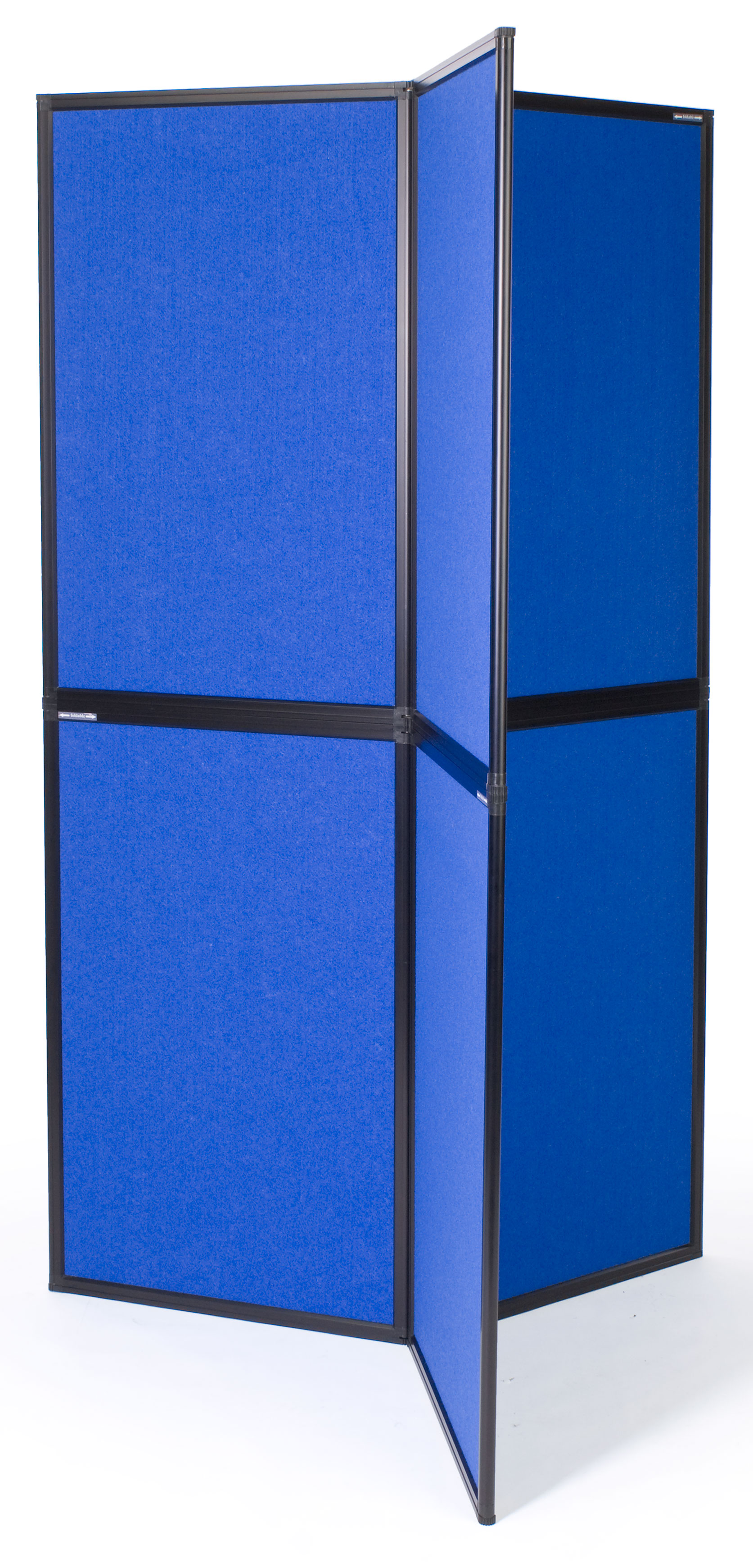 Y-Shaped Exhibit Booth Display Board | 12 Fabric Sections w/ Case ...