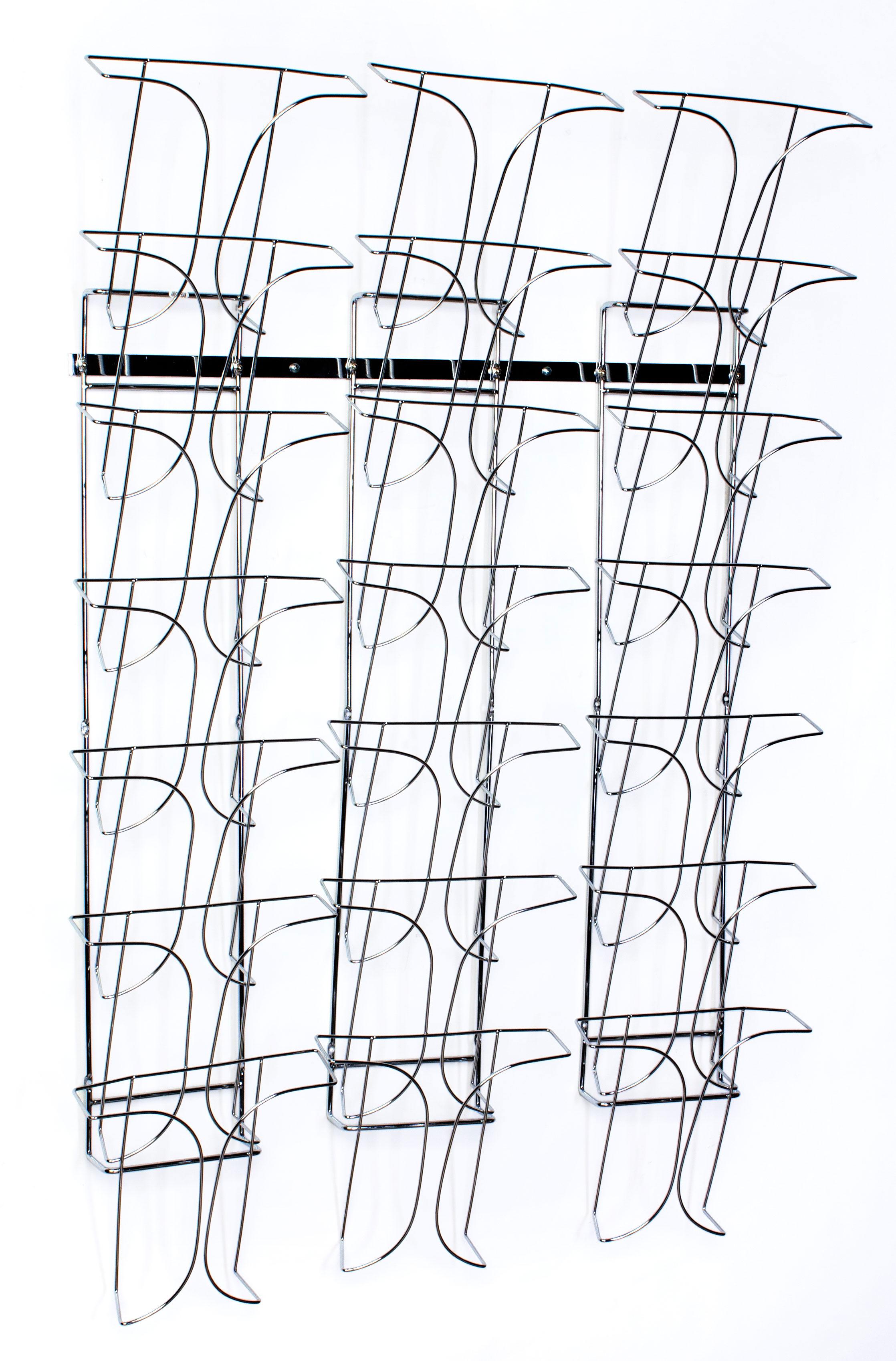 Wall Wire Magazine Rack | Displays2go | Displays2Go