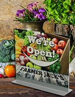 Tabletop Displays & Banners | Custom Printed Table Signs and Easels