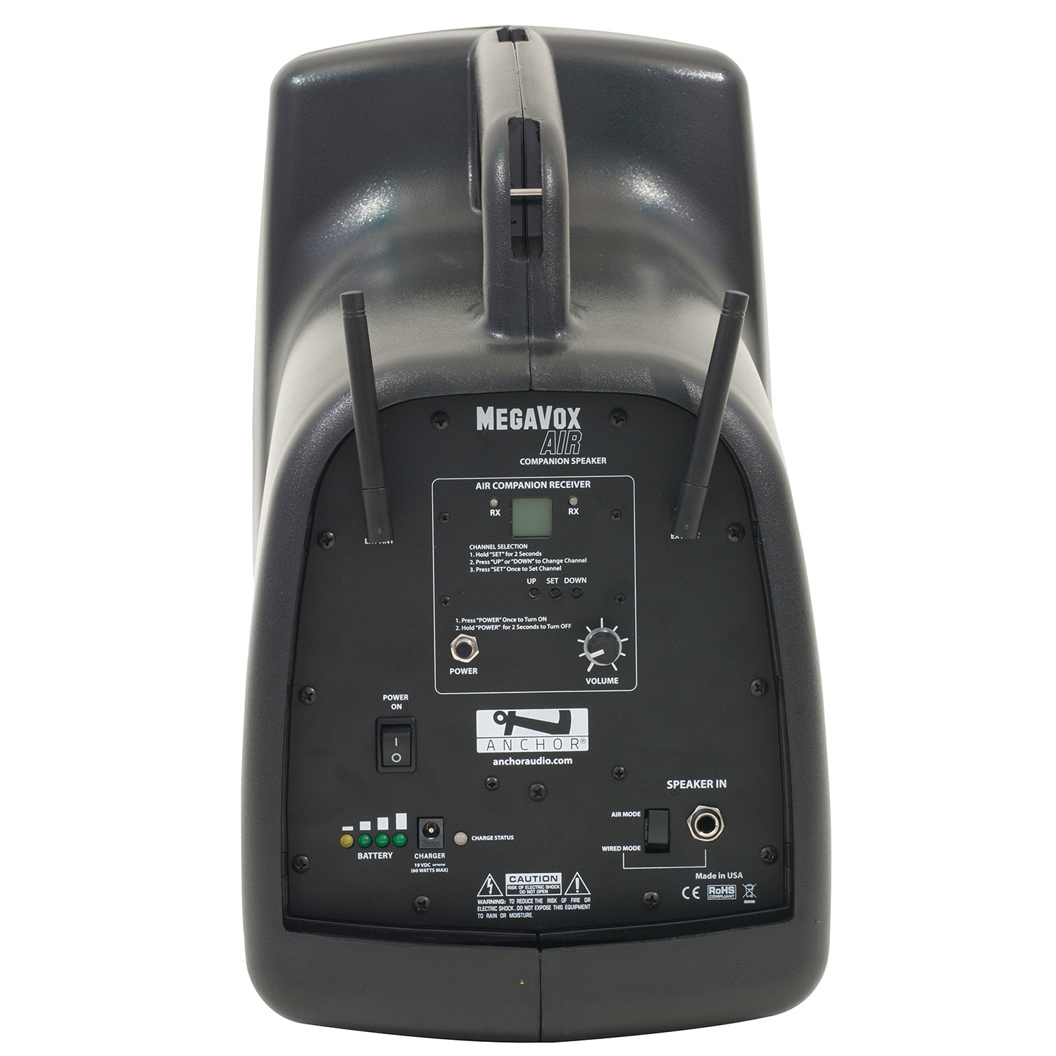 Portable PA System with Wireless Mic | 2,000+ Crowd Reach | Displays2Go