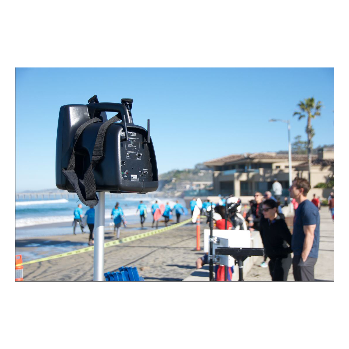 Portable PA System with Wireless Mic | 2,000+ Crowd Reach | Displays2Go