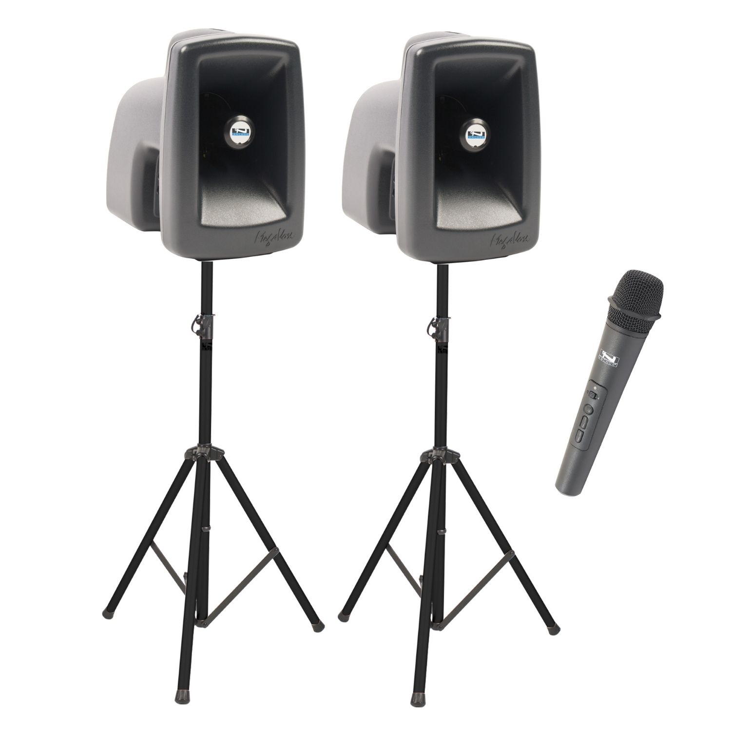 Portable PA System with Wireless Mic | 2,000+ Crowd Reach | Displays2Go