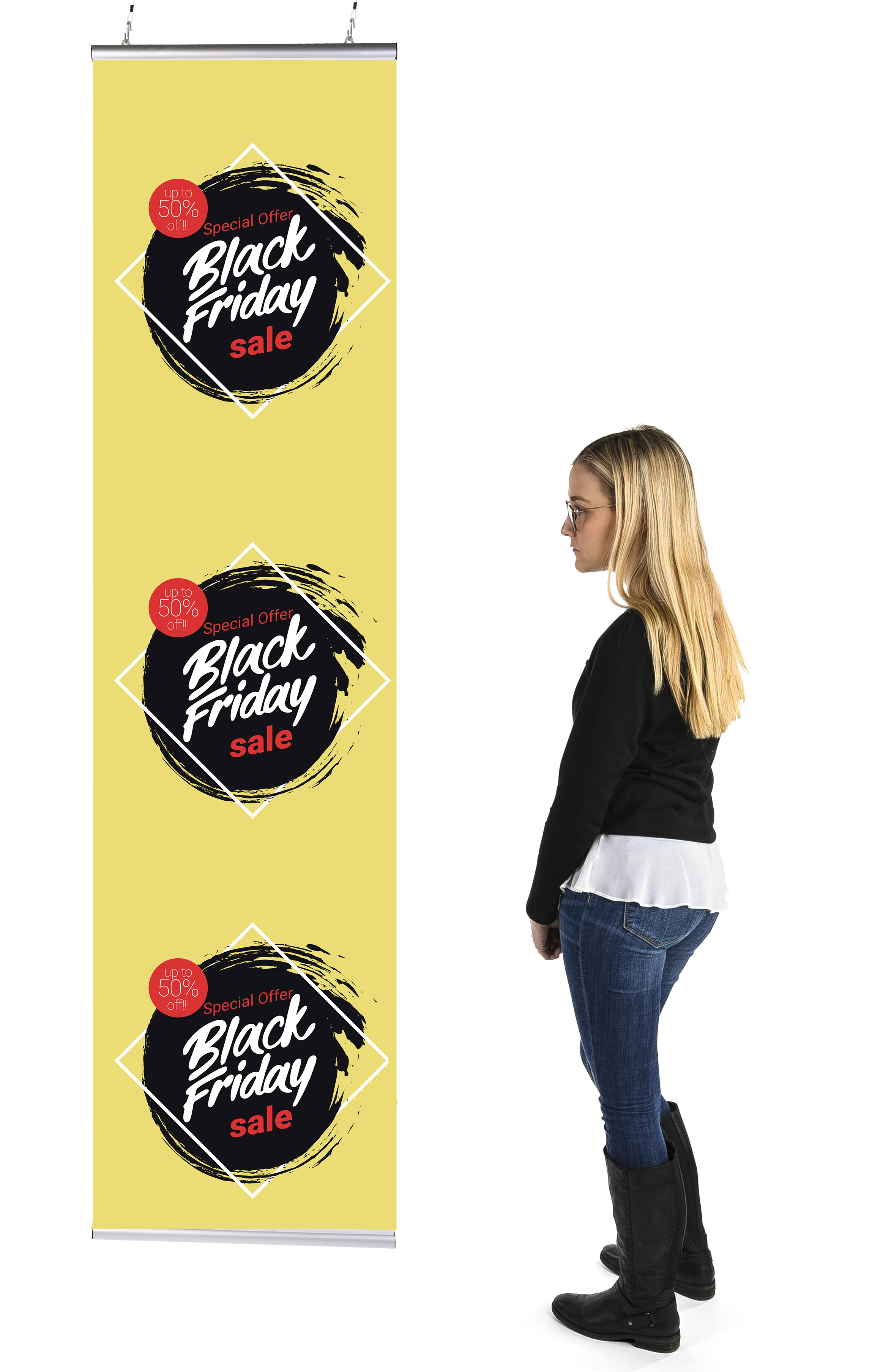 Sign Hangers | 18" Width Graphics Holder | Displays2Go