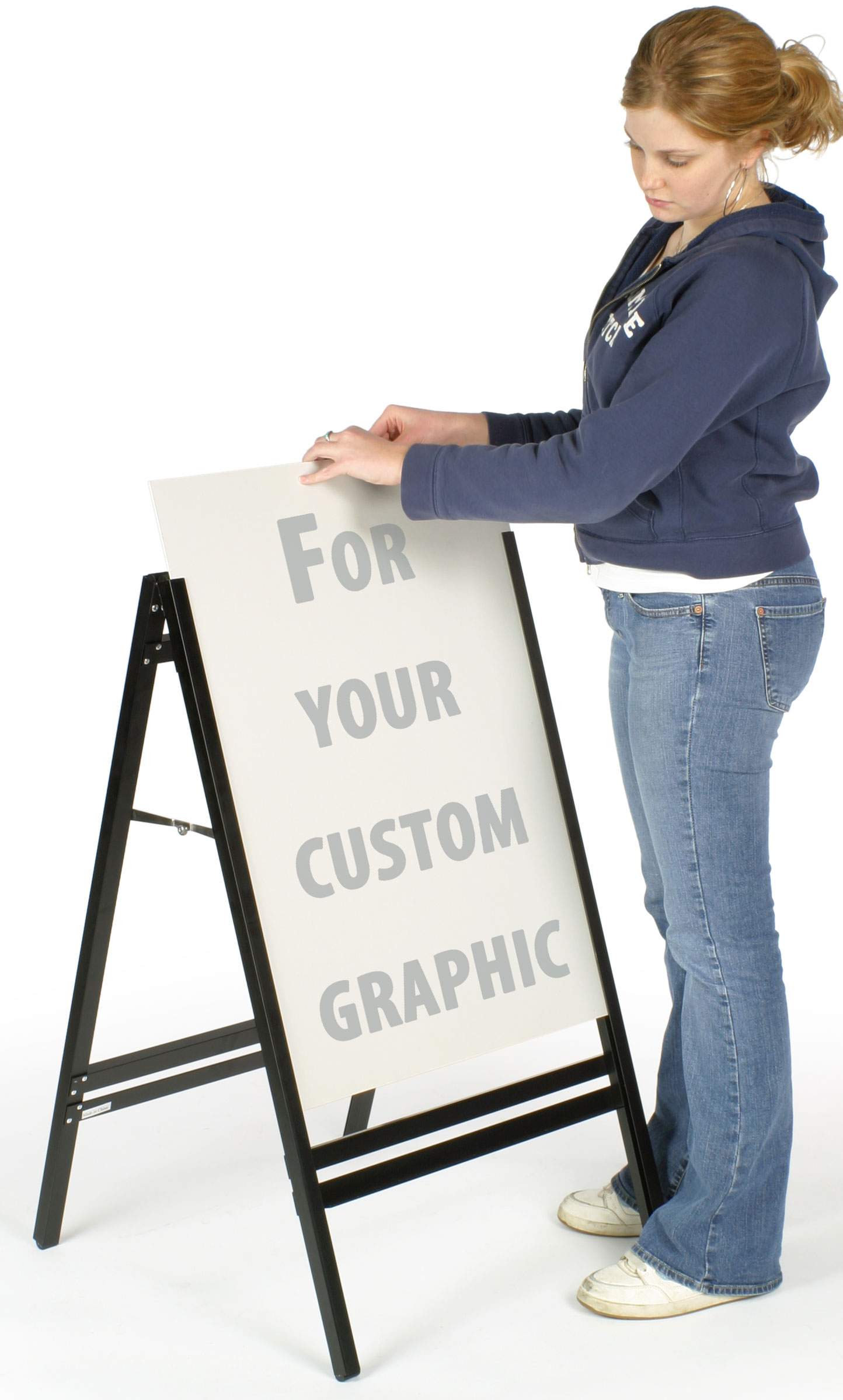 Metal Sidewalk Sign | Slide-in Display Boards | Displays2Go