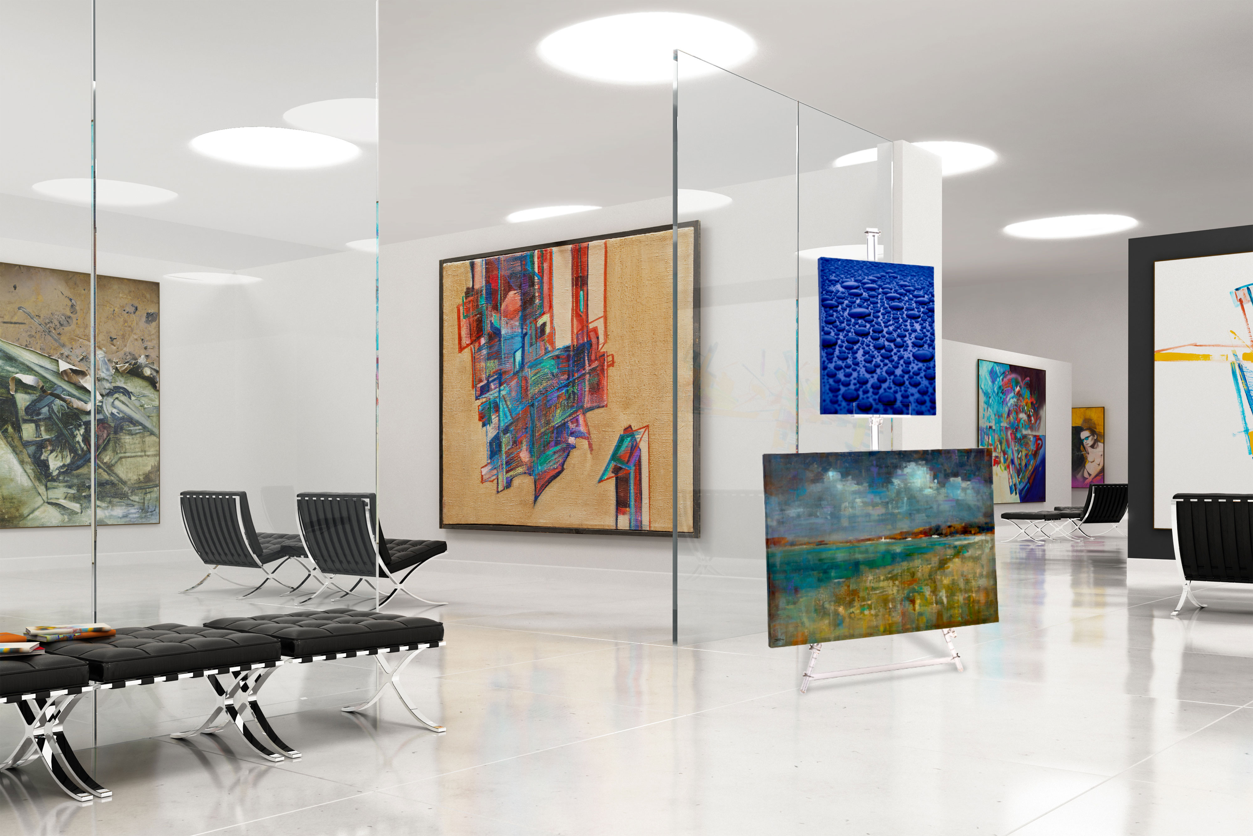 Acrylic Tripod Easel | Sturdy Height Adjustable 3-Legged Design ...