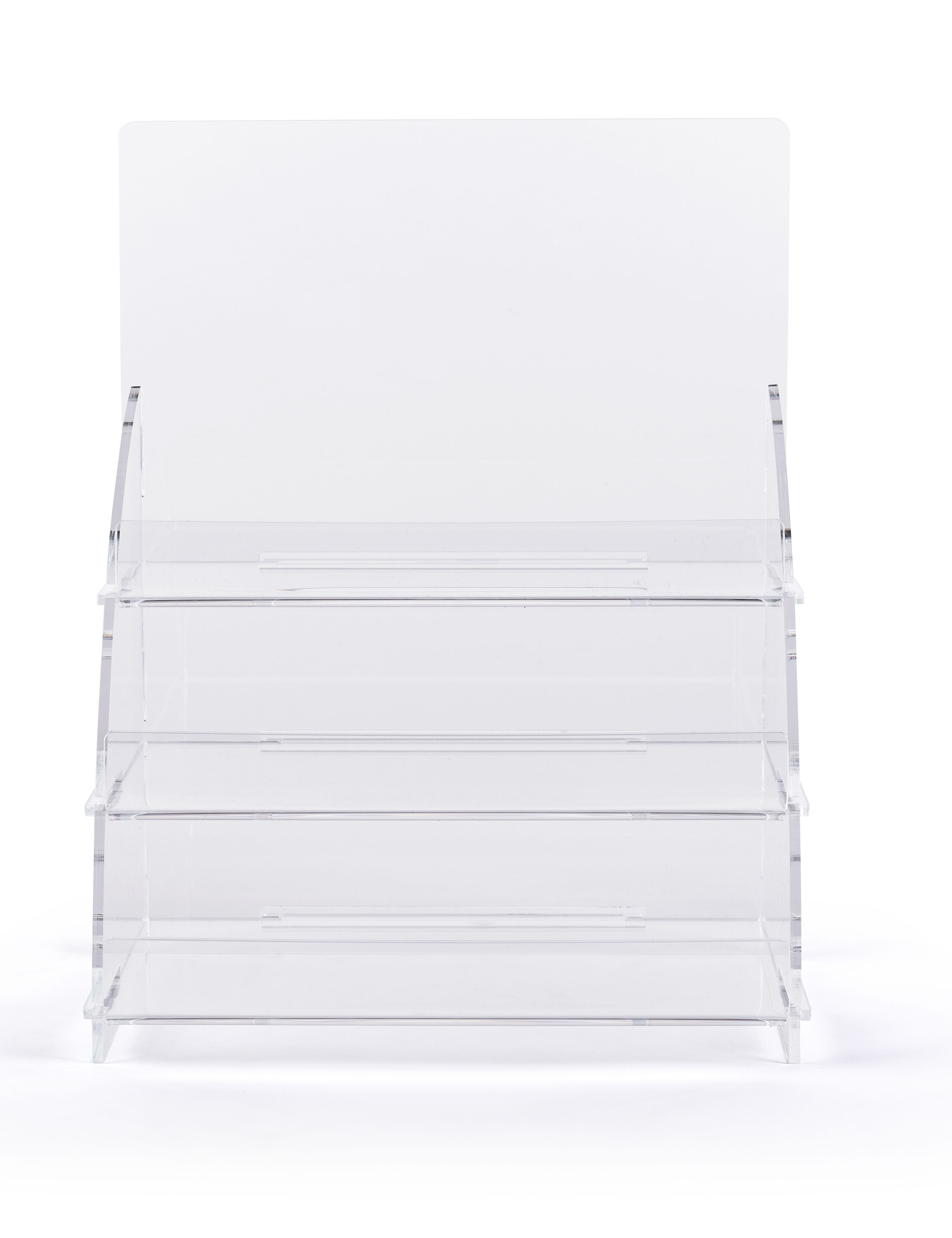 Three Tiered Acrylic Retail Countertop Rack | Easy Assembly | Displays2Go