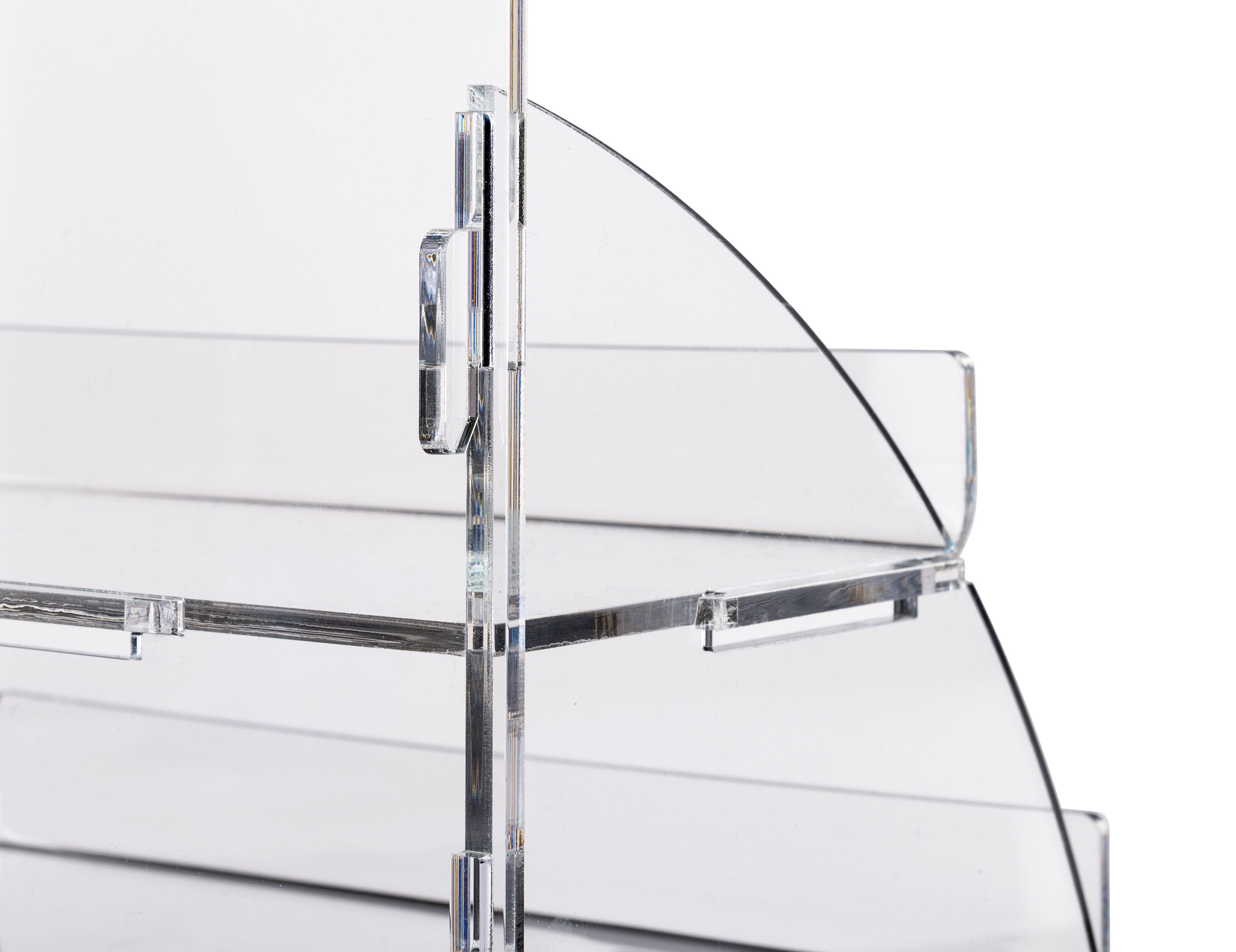 Three Tiered Acrylic Retail Countertop Rack | Easy Assembly | Displays2Go