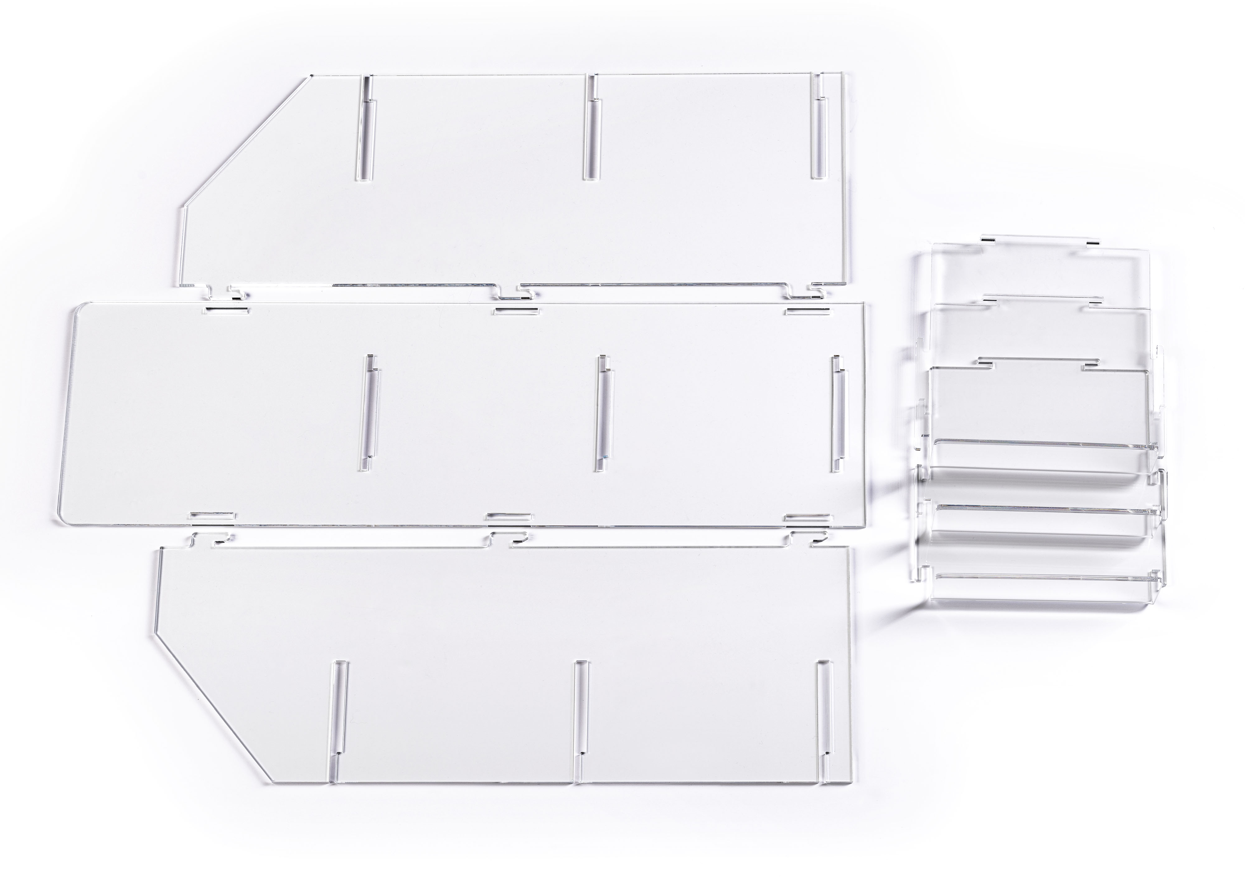 Folding Acrylic 3 Tier Retail Display Case | Easy to Set Up | Displays2Go