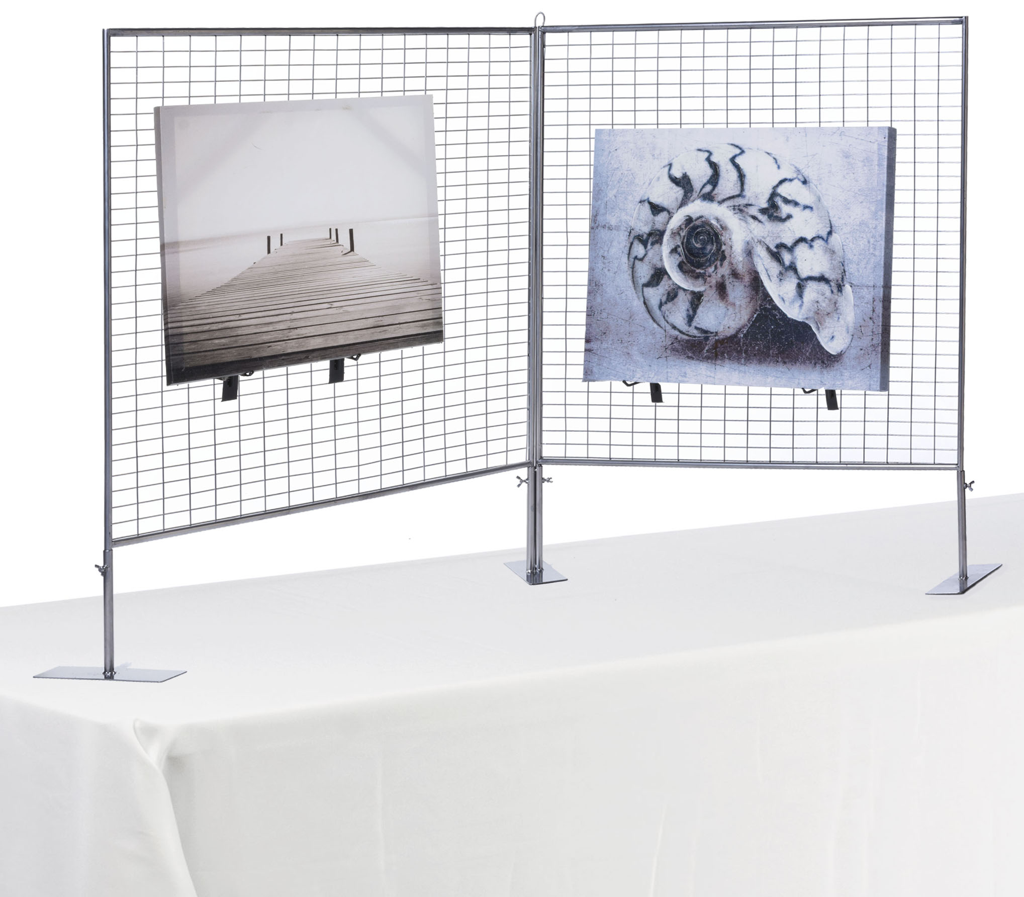 Counter Art Display Grid | 2” x 1” Mesh Pattern | Displays2Go