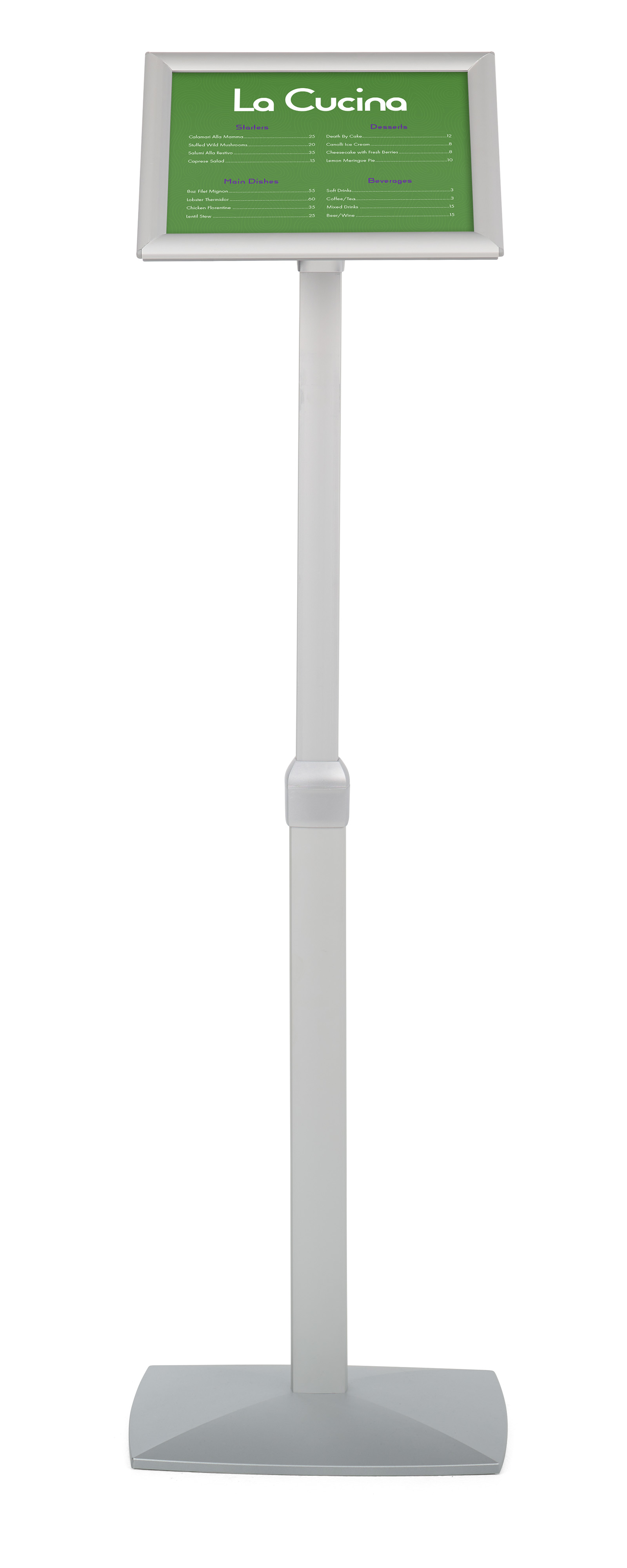 Adjustable Sign Holder | Portrait and Landscape Snap Frame | Displays2Go