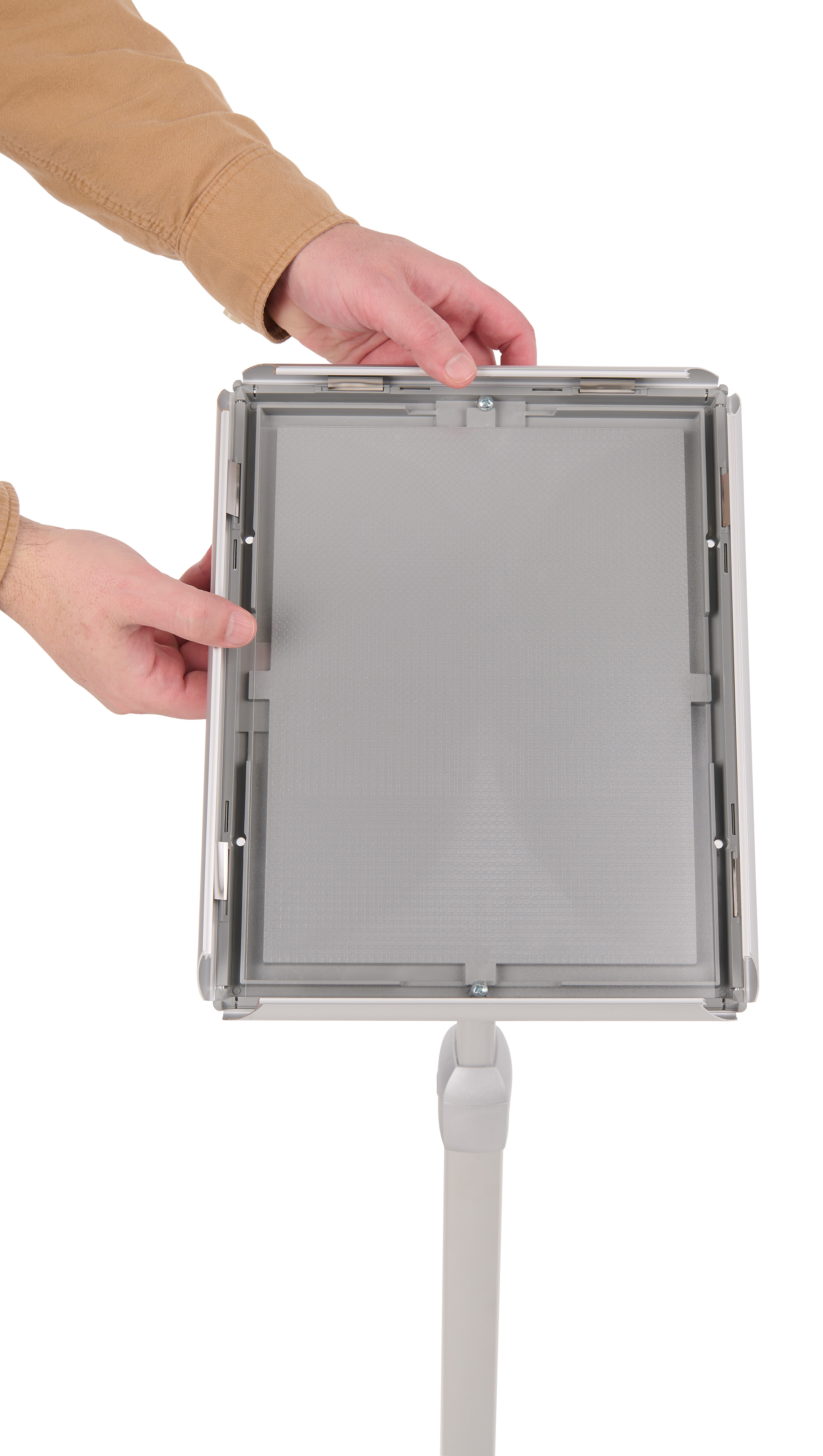 Adjustable Sign Holder | Portrait and Landscape Snap Frame | Displays2Go