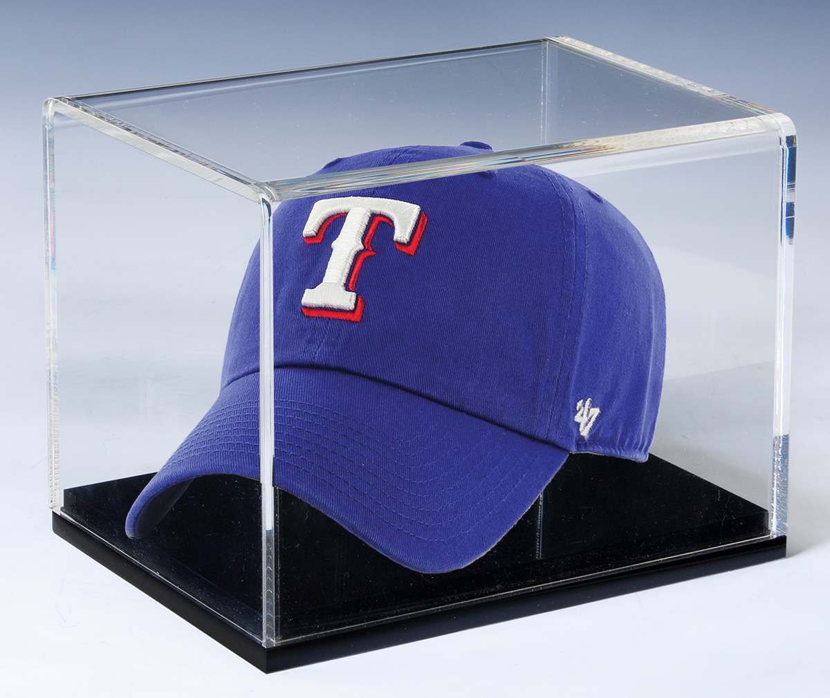 Collectible Display Cases | Baseball Hat, Mini Helmet Holder | Displays2Go