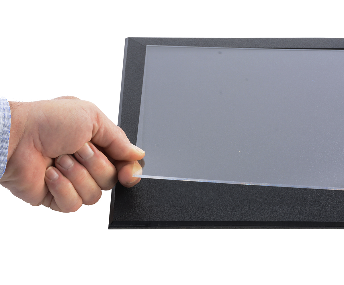 Logo Counter Mat | Non-Slip Rubber Padding & Protective Plexi Lens ...