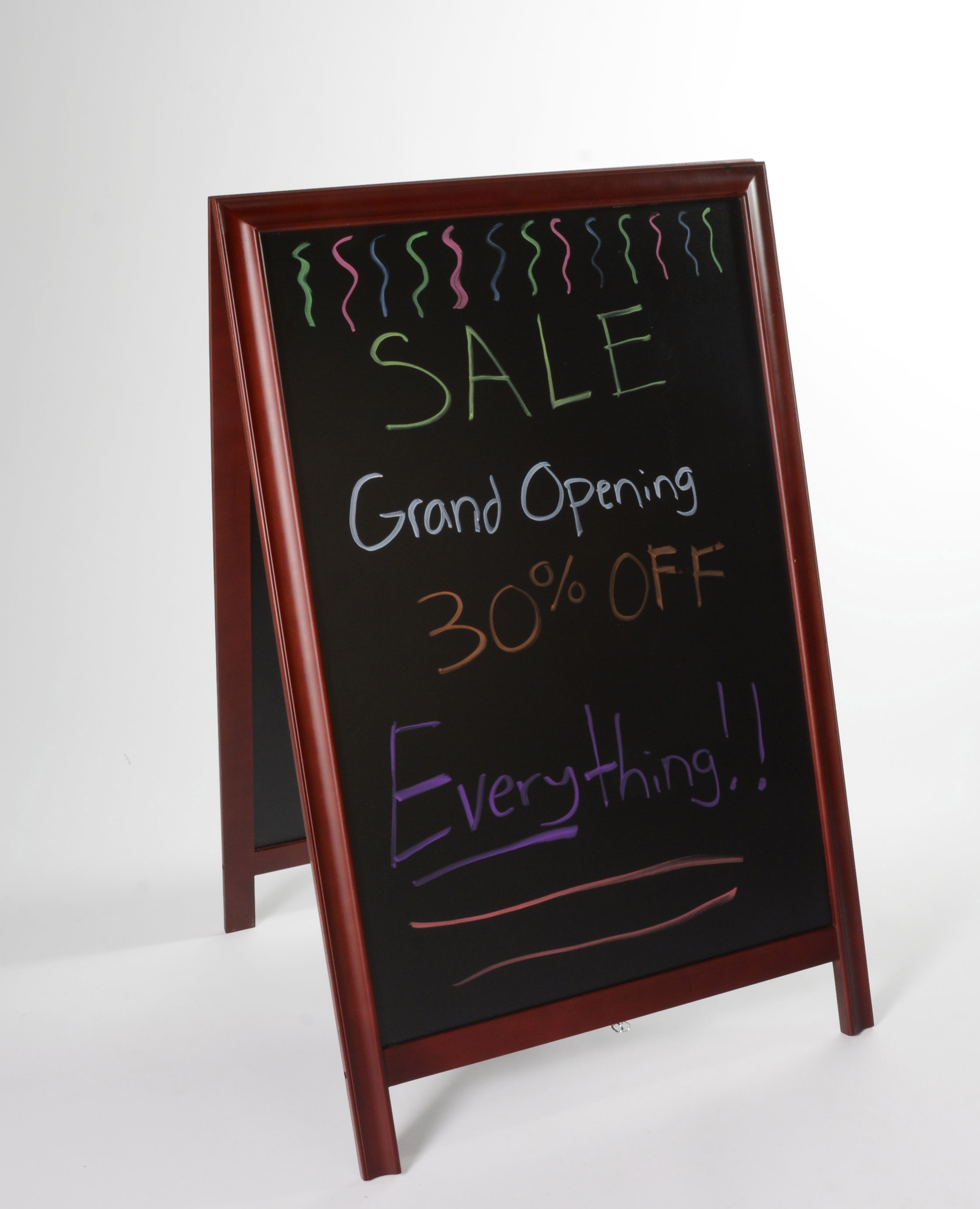 Sidewalk Chalkboard | Double-Sided Fold Up Frame | Displays2go