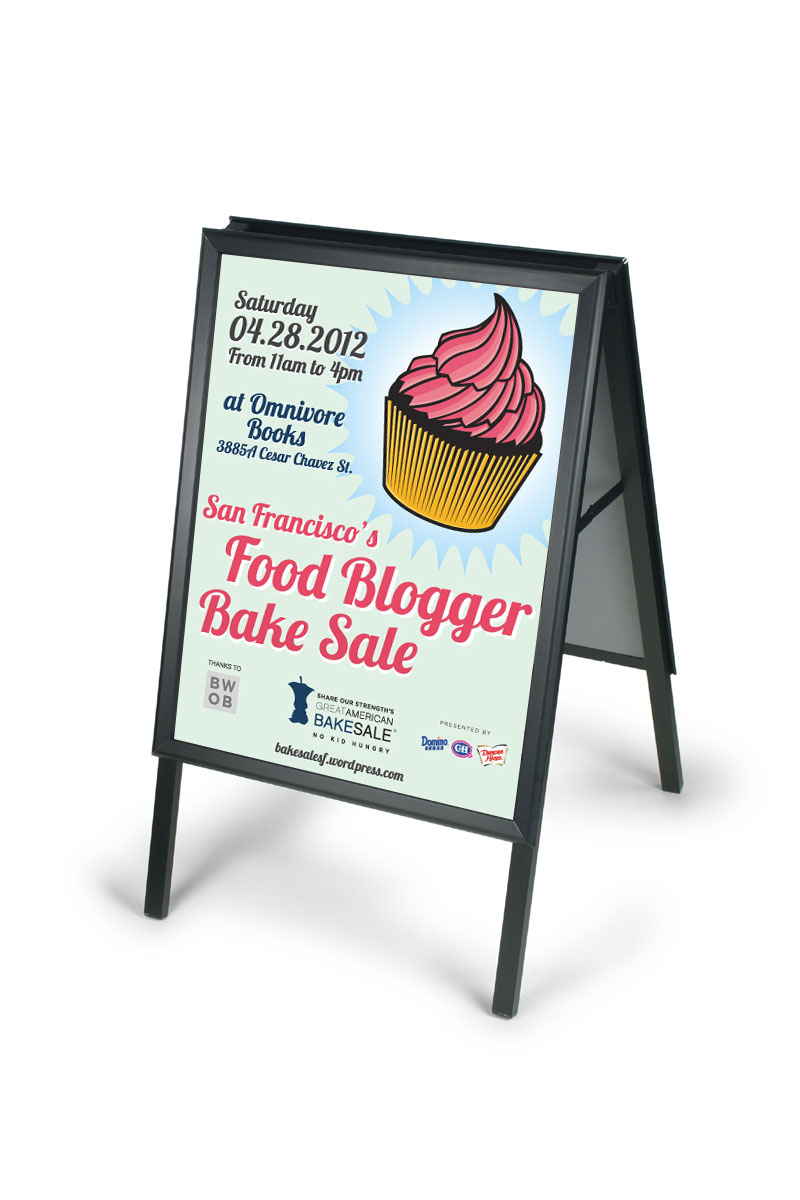 Sidewalk Sign & Snap Frames | For Large Posters | Displays2Go