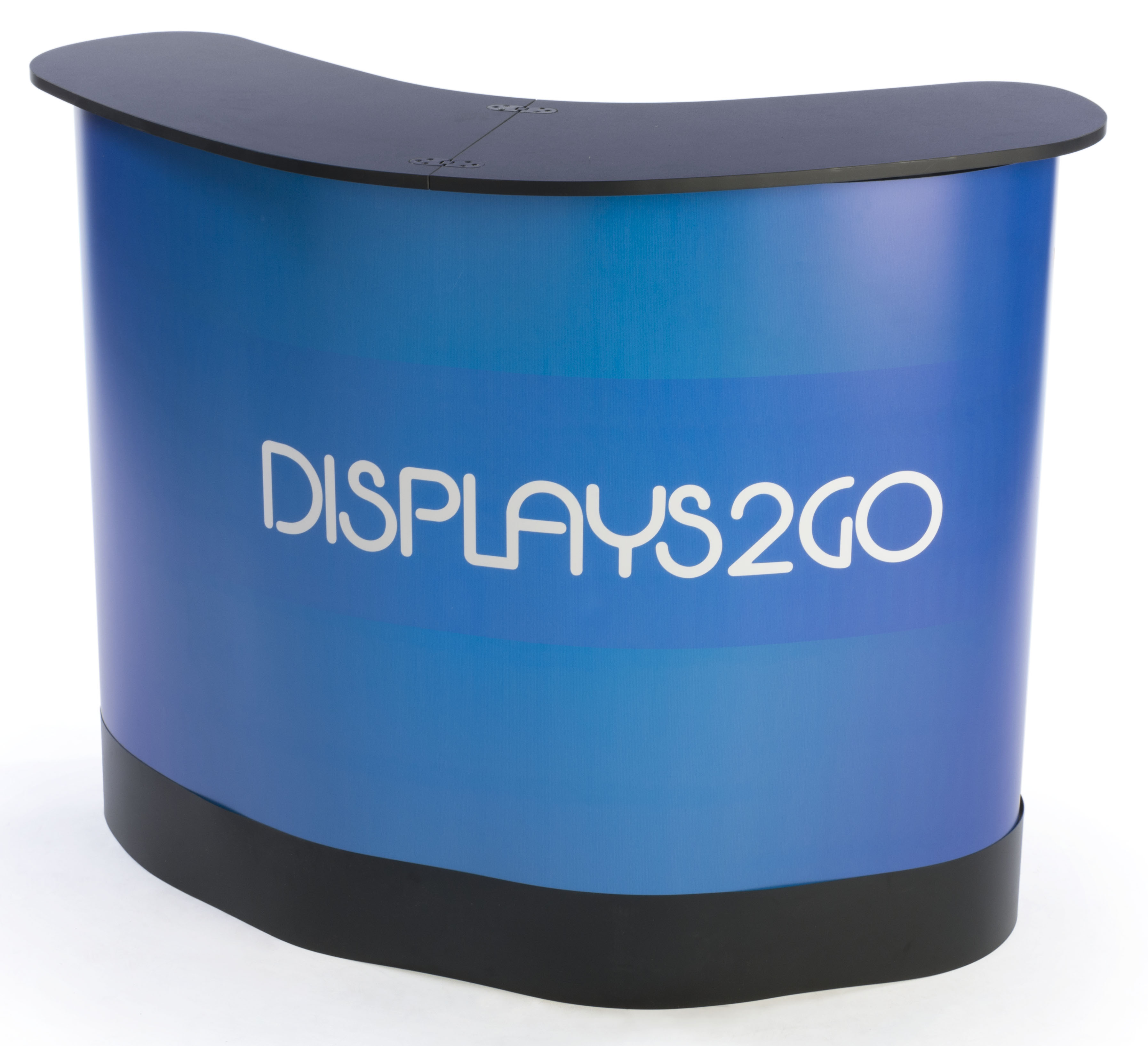Complete Exhibit Package | Knock Down Twist Display Case | Displays2Go