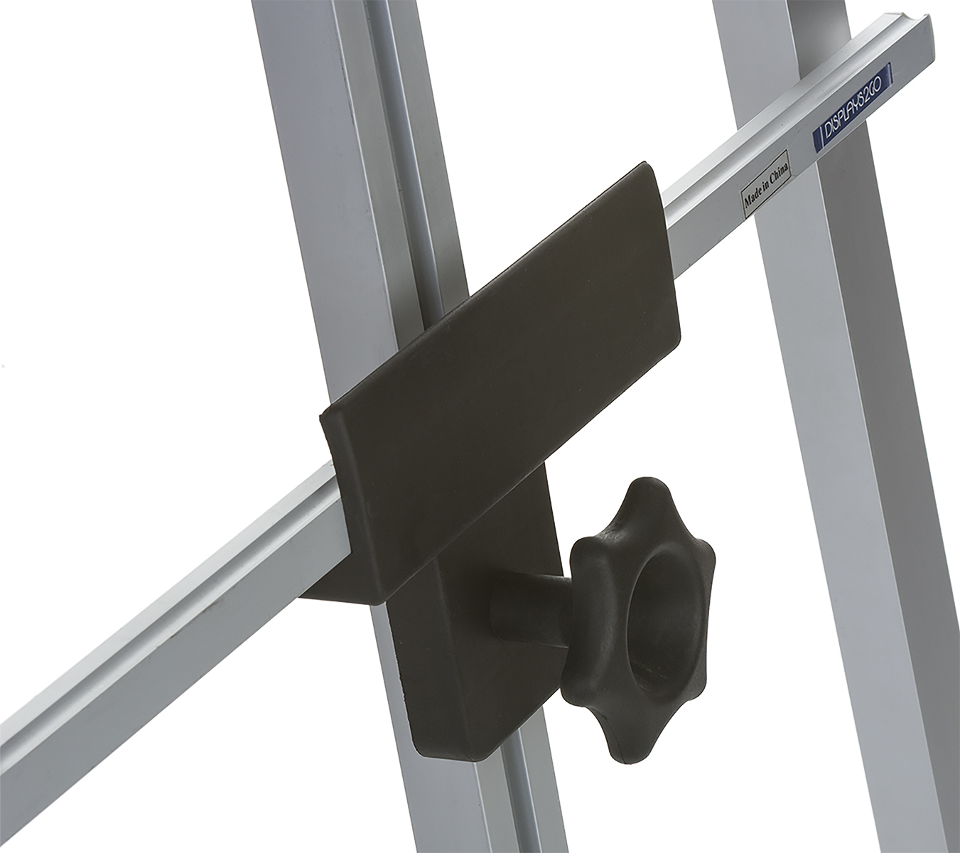 Silver Metal Fold-Up Easel | Aluminum with Adjustable Bracket | Displays2Go