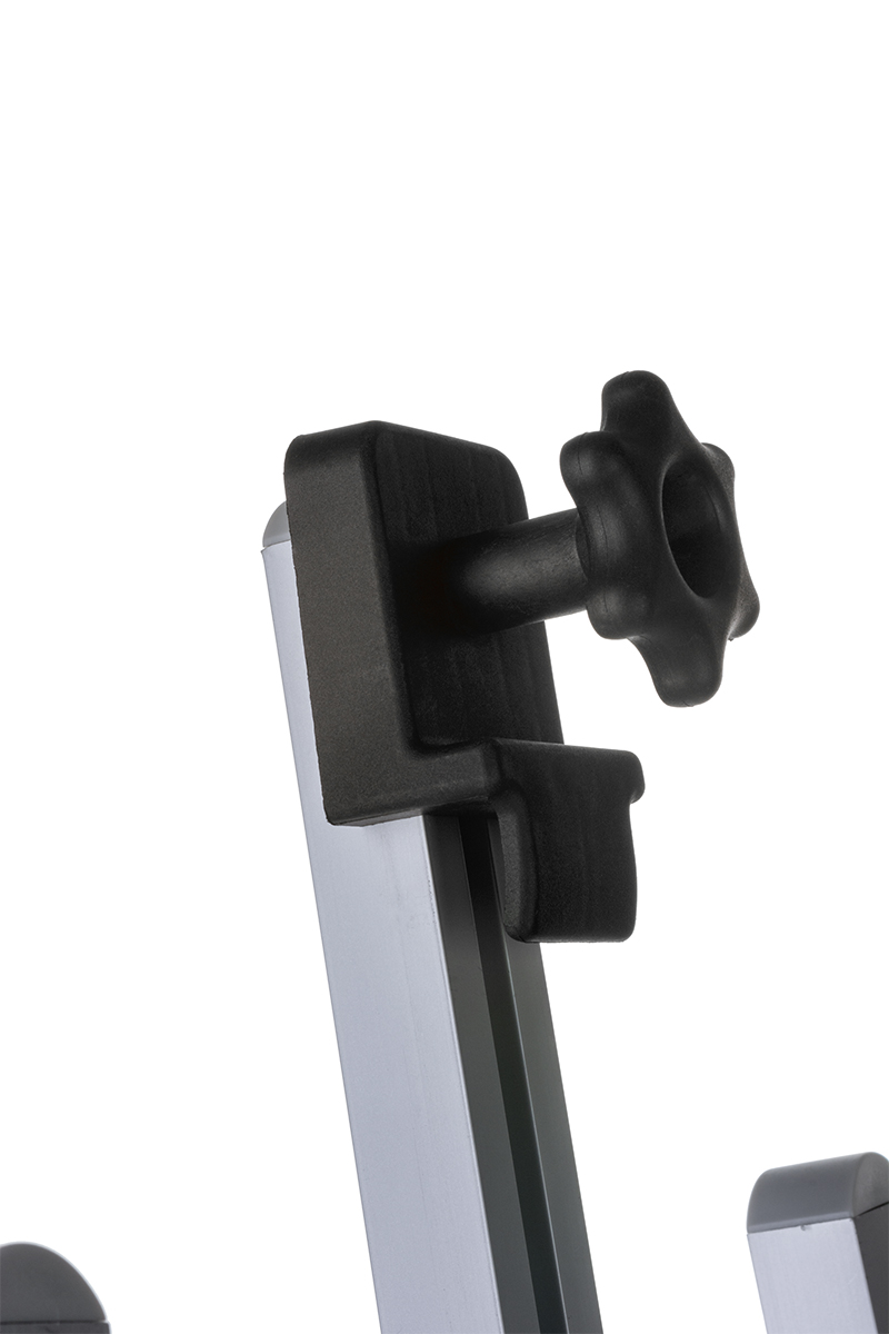 Silver Folding Metal Easel | Adjustable Display Clamps | Displays2Go