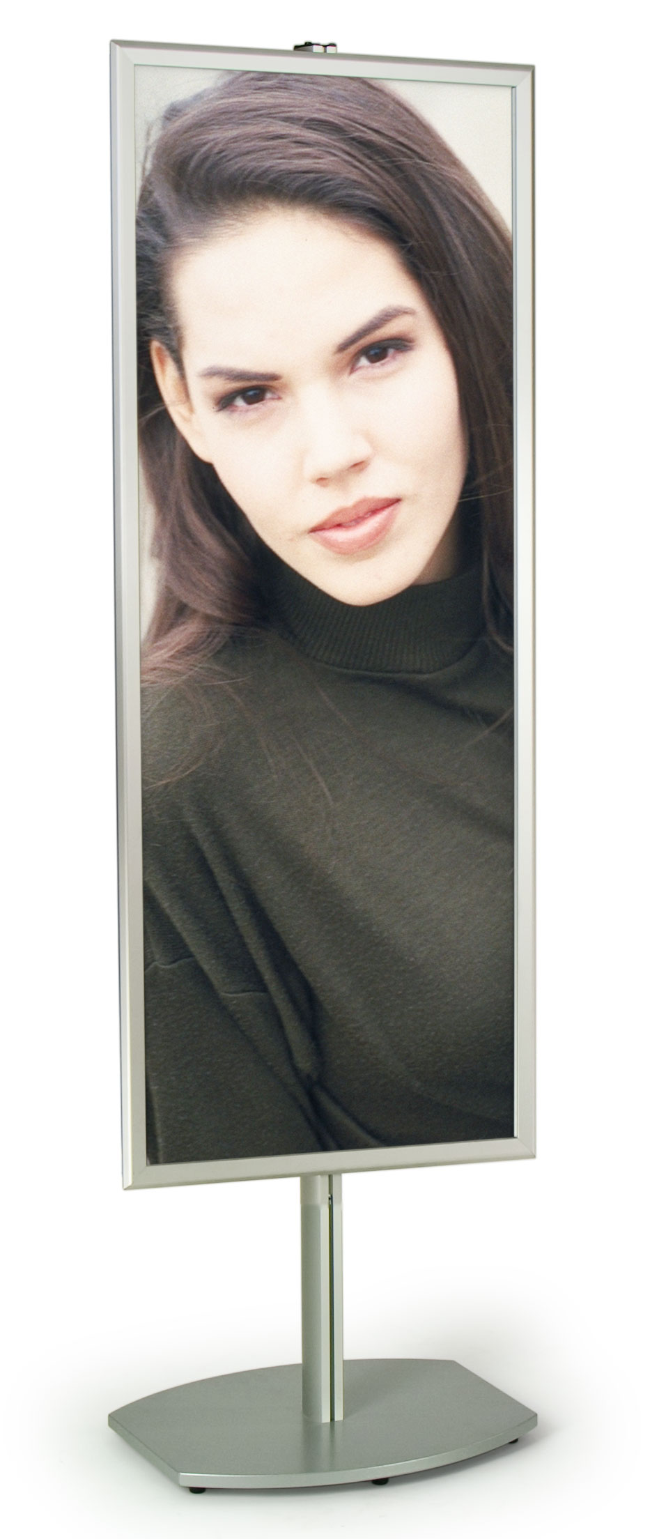 BRAVA Retail Poster Display | 22 x 56 Snap-Open Signage Stand | Displays2Go