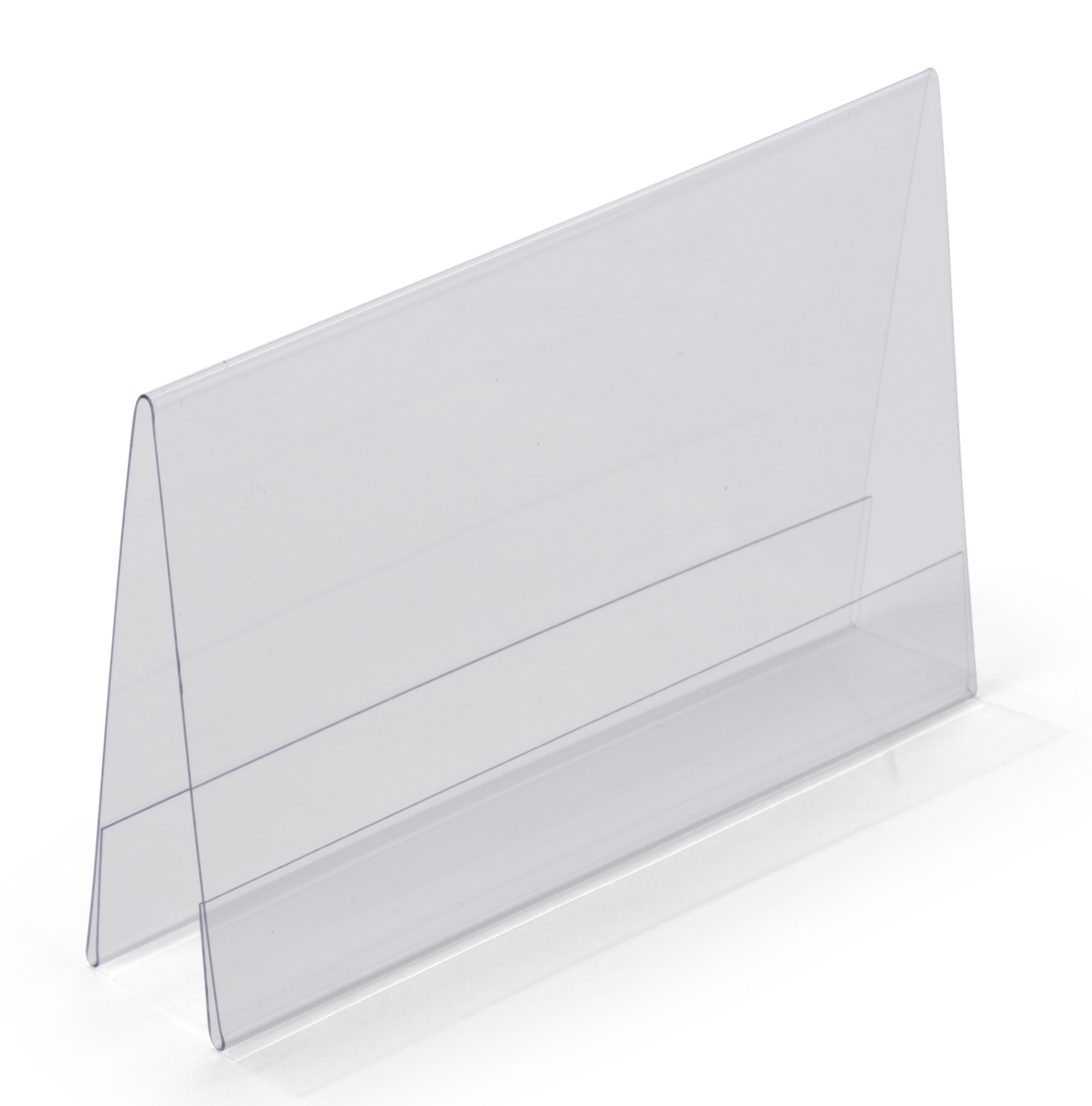 Economy Place Card Holders w/ Plastic 5.5" x 3.5" Tabletop Design ...