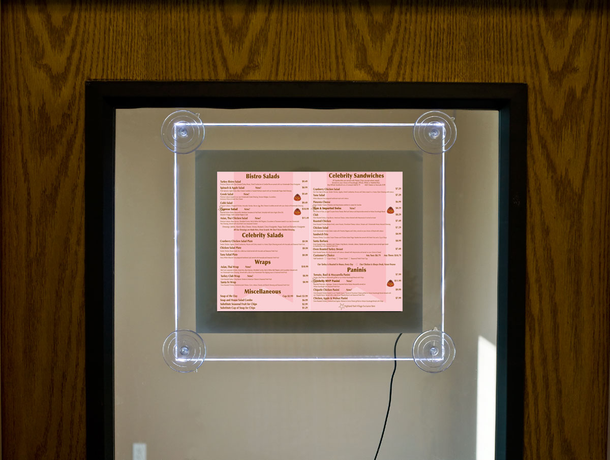 Edge-Lit Restaurant Signs | Displays2Go
