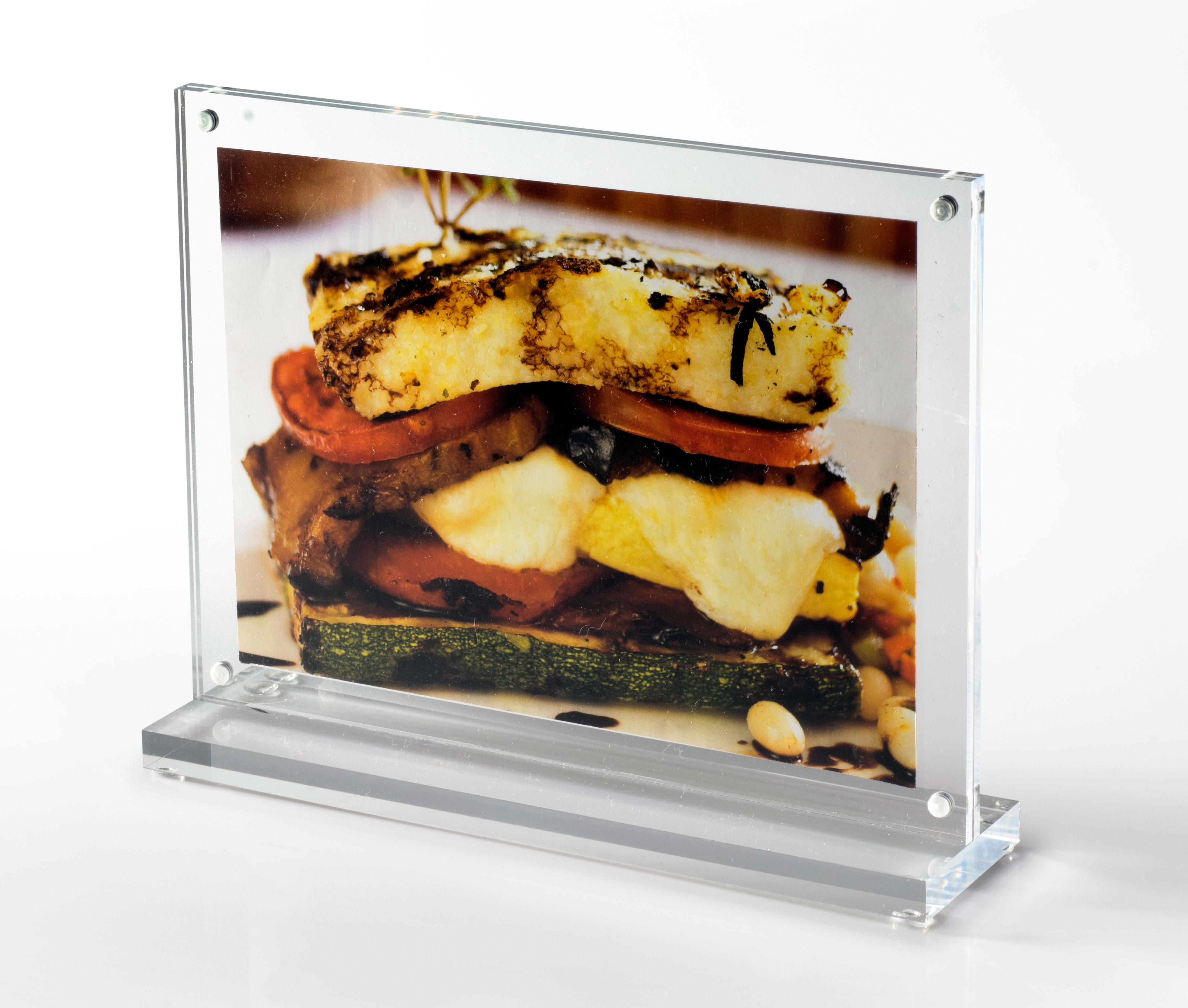 Stand Up Picture Frame | Countertop w/ Magnetized Enclosure | Displays2Go