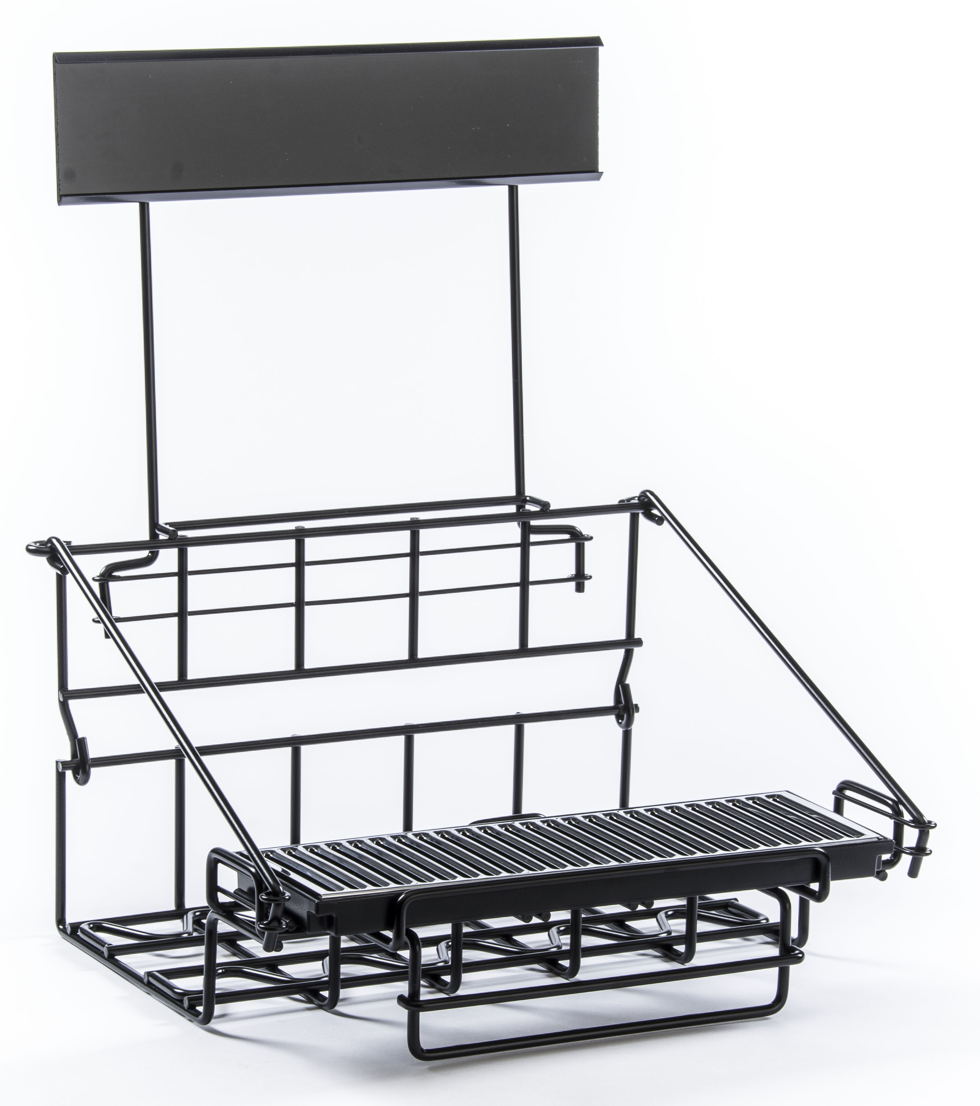 Airpot Rack | Double Wire Stand with Sign Holder | Displays2Go