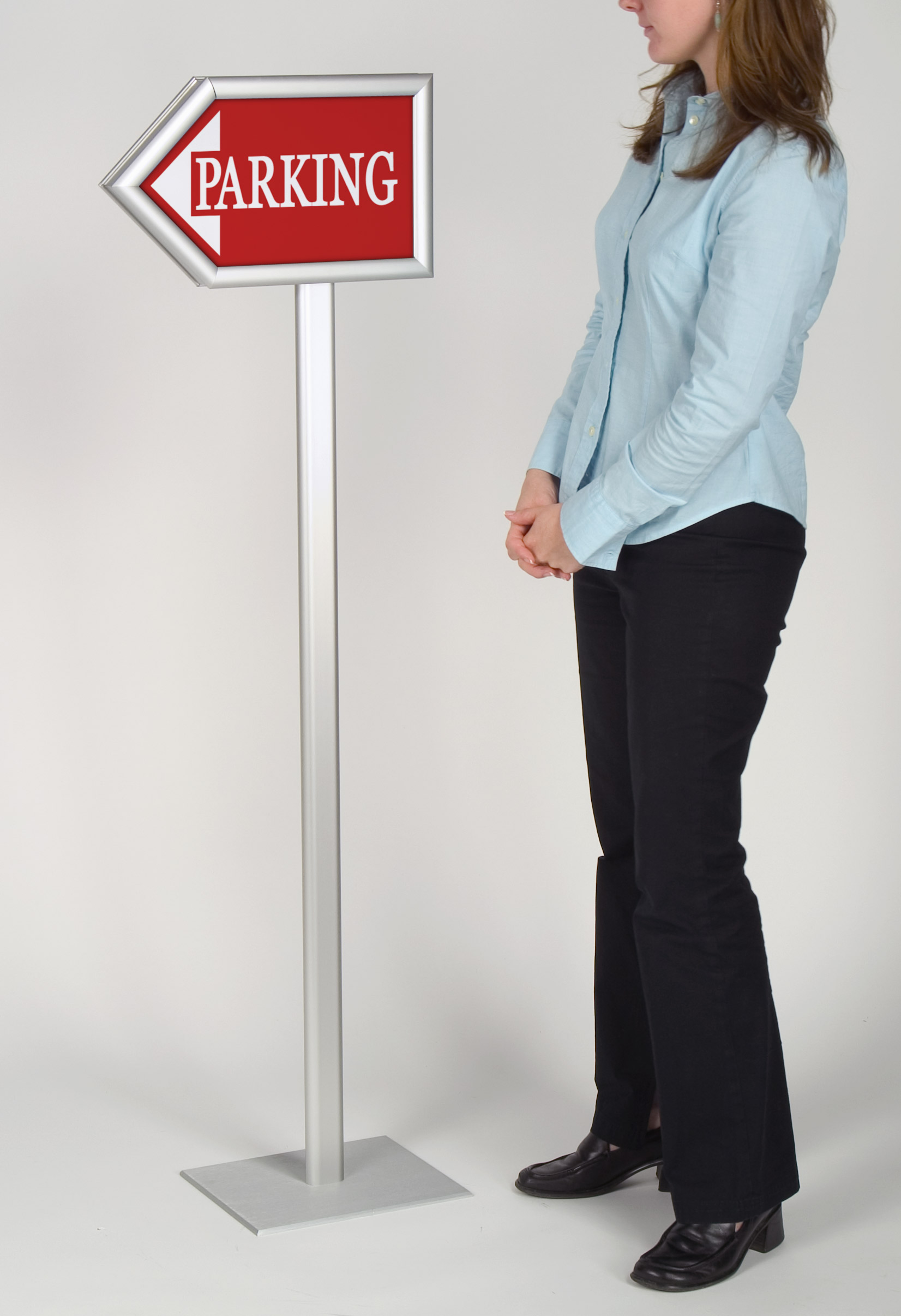 Lobby Sign | Retail Store & Commercial Setting Arrow | Displays2Go