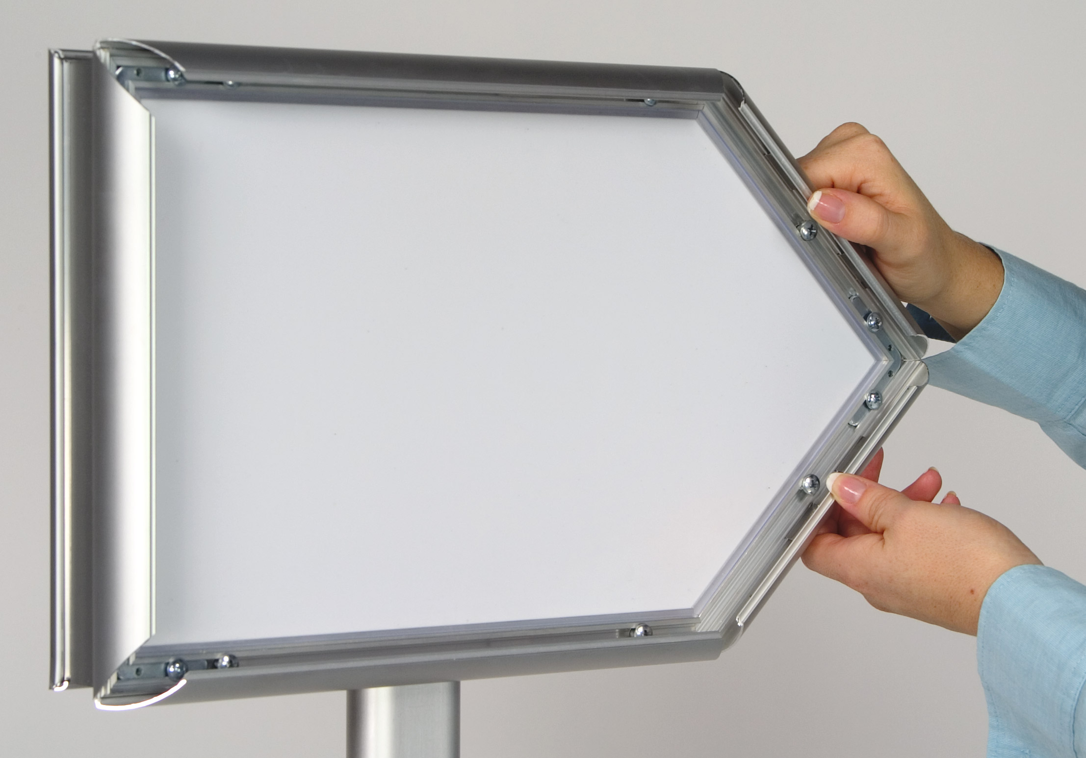 Lobby Sign | Retail Store & Commercial Setting Arrow | Displays2Go