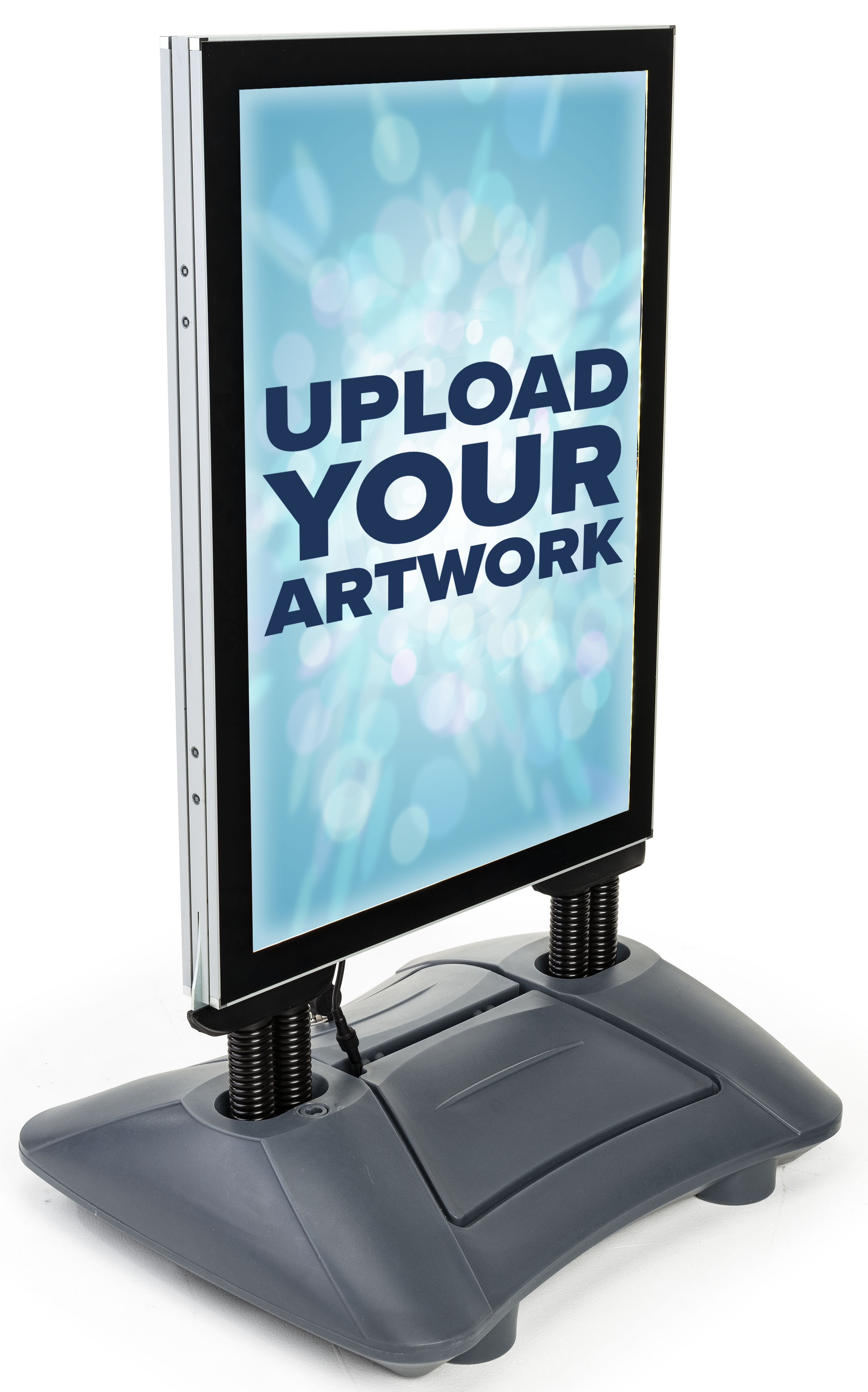 LED Illuminated Sidewalk Sign | 23” x 33” Personalized Graphics ...